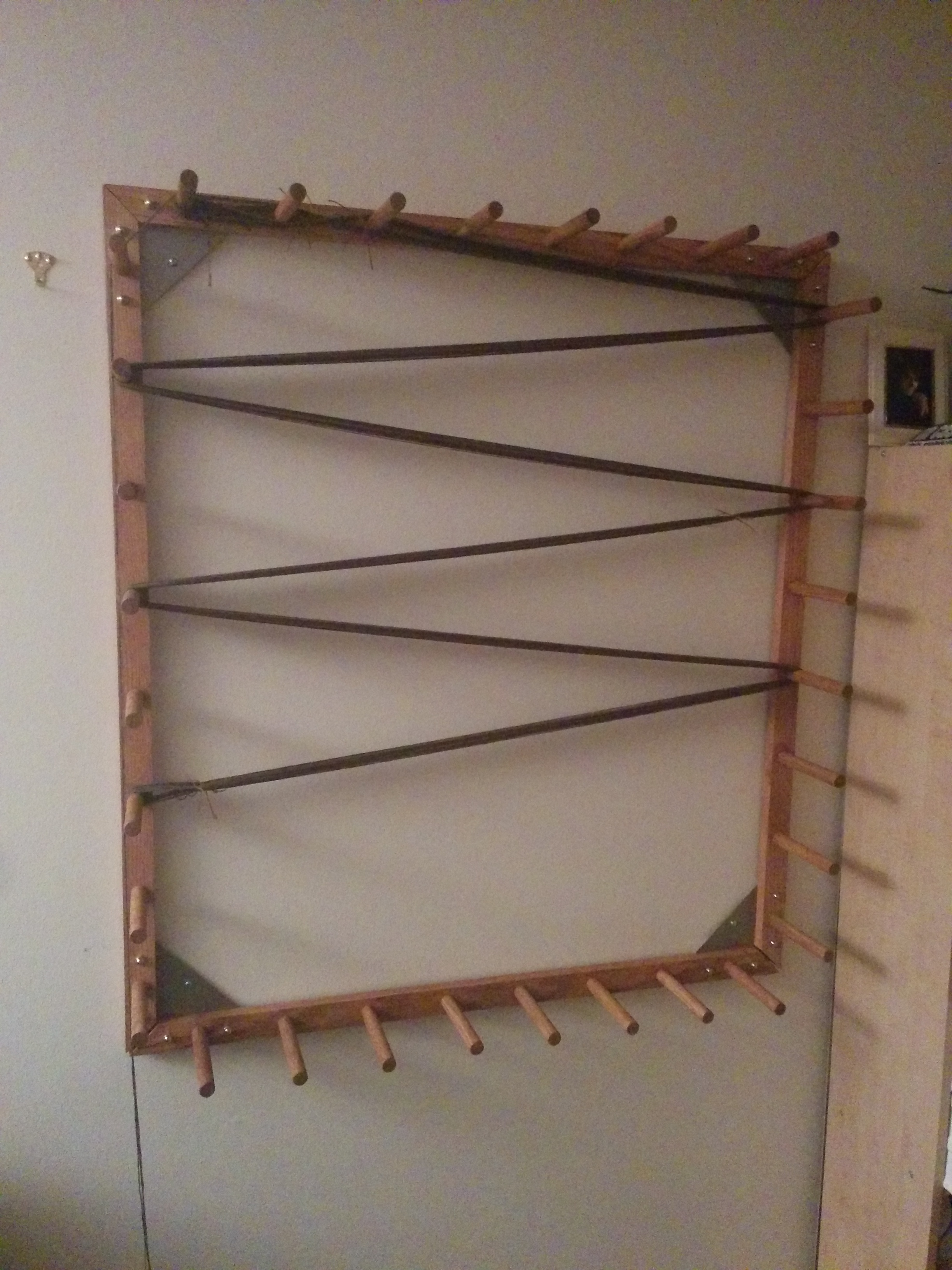 Warping Board Which Can Measure Both Yards and Meters : 3 Steps ...