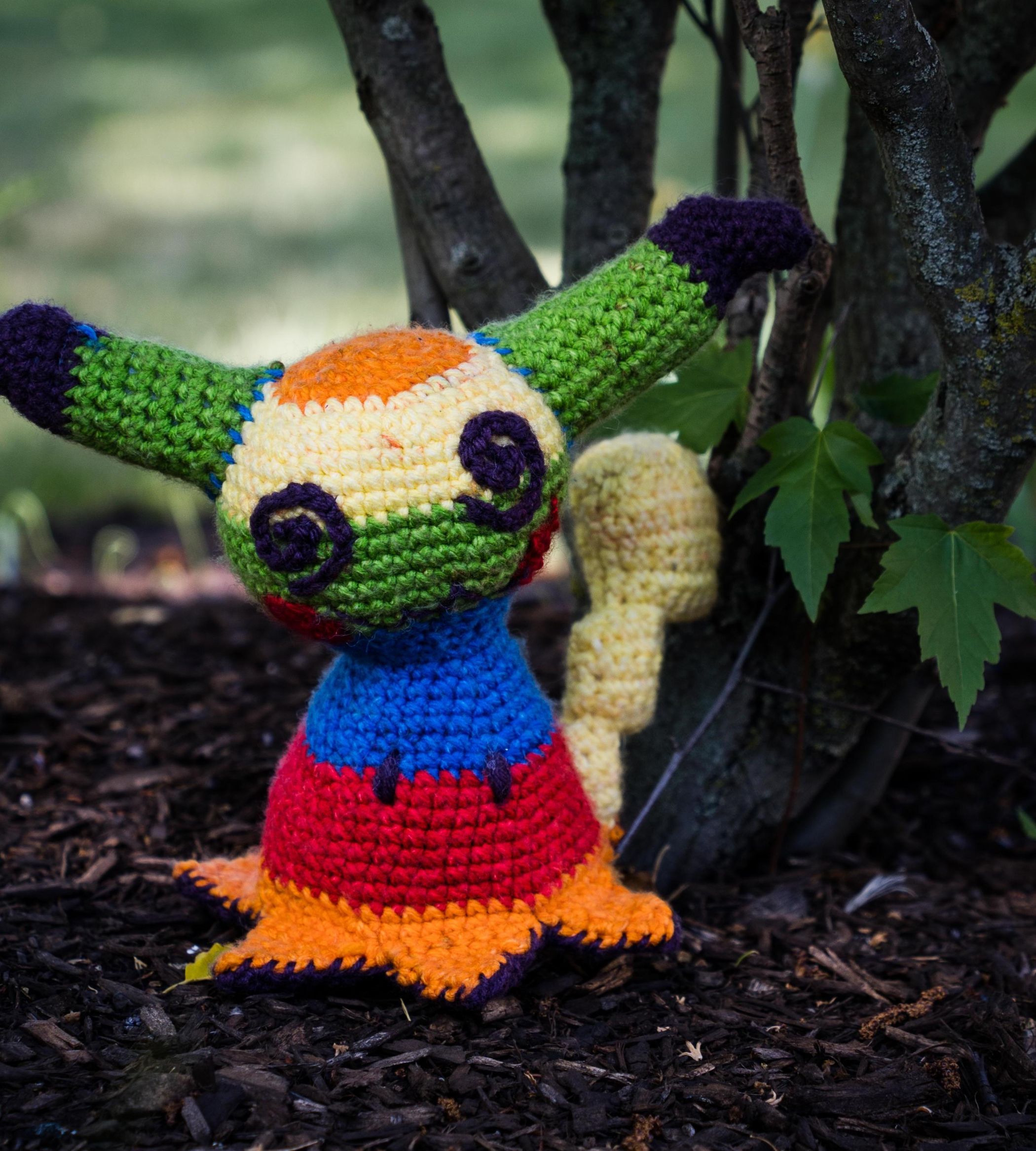 Rainbow Mimikyu! Free Crochet Pattern : 7 Steps (with Pictures ...