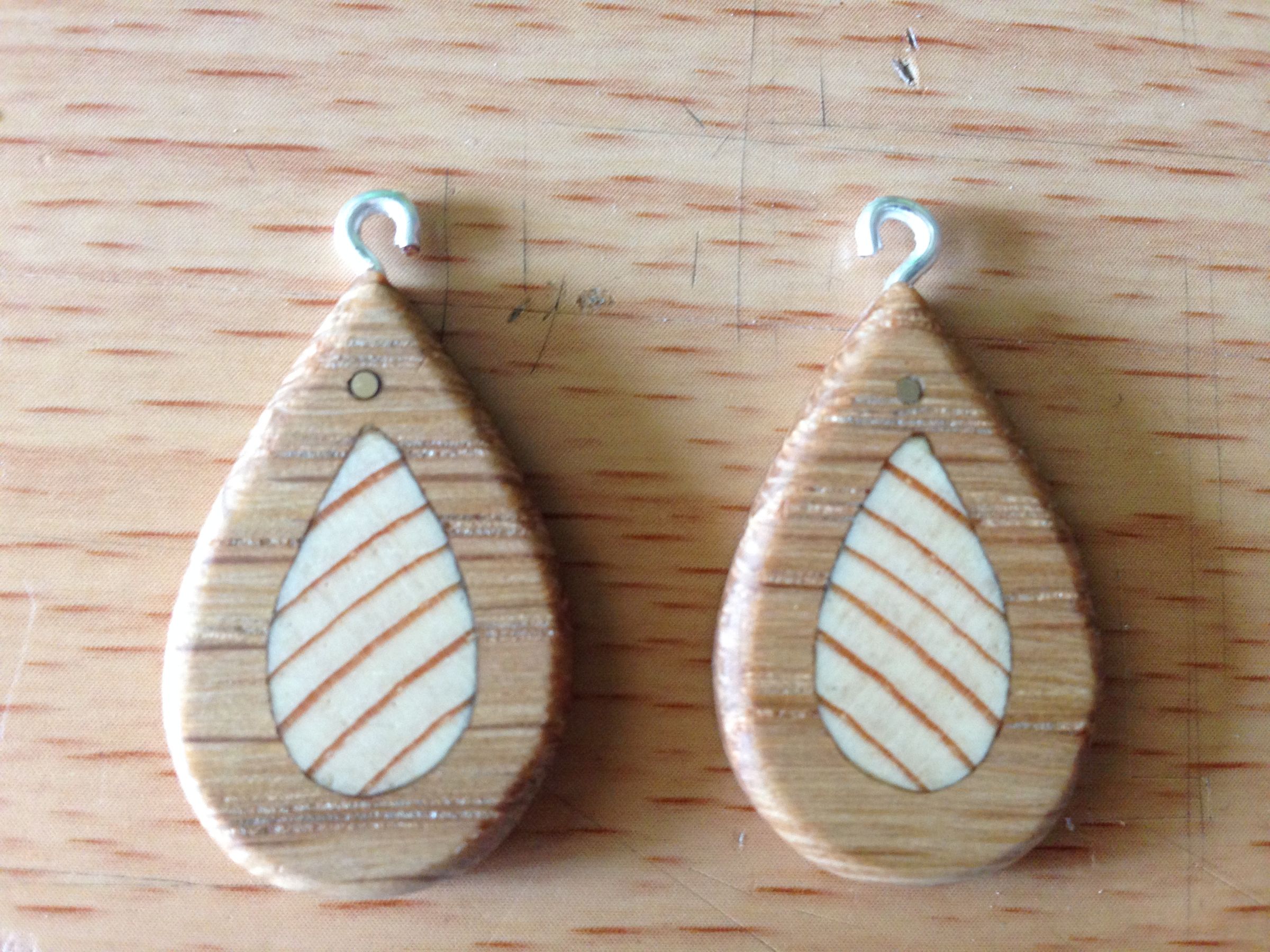 Wooden Earrings (with Minimal Tools!) : 8 Steps (with Pictures ...