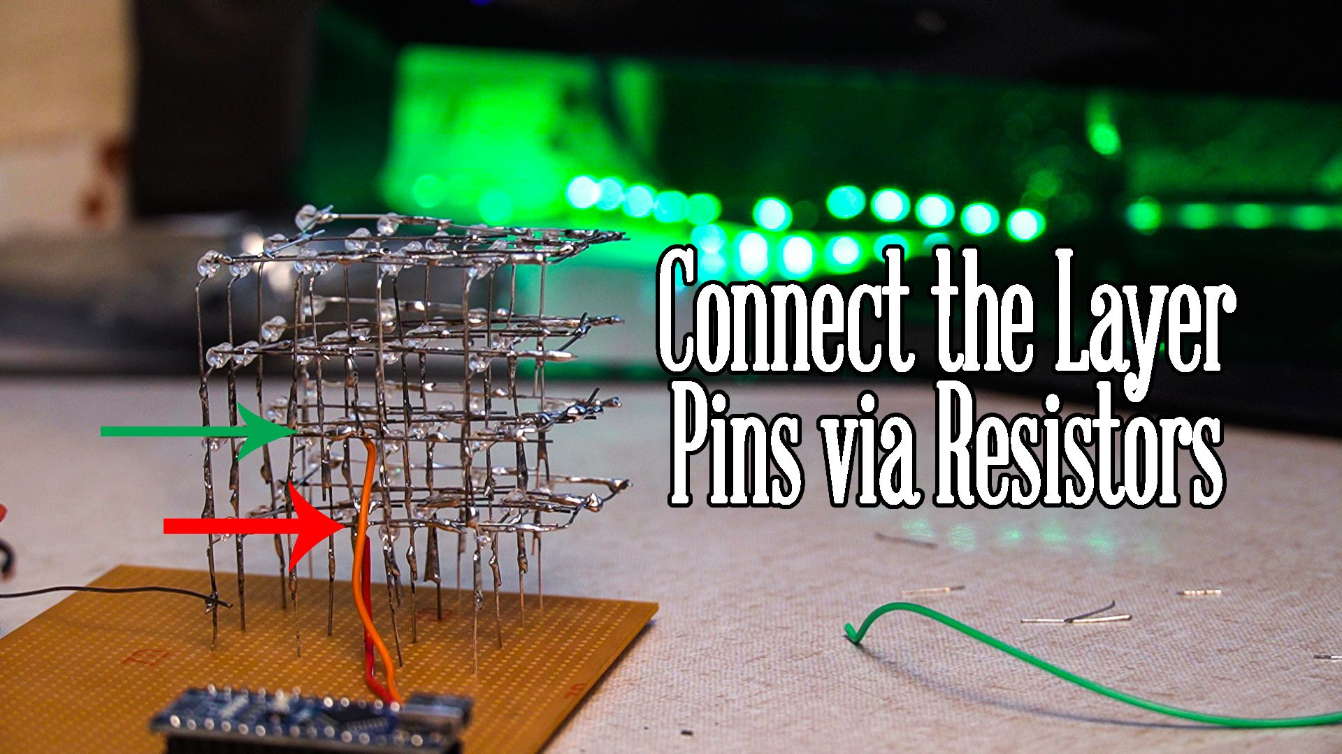 How to Make a 4x4x4 L.E.D. Cube With Leftover LEDs : 12 Steps (with ...