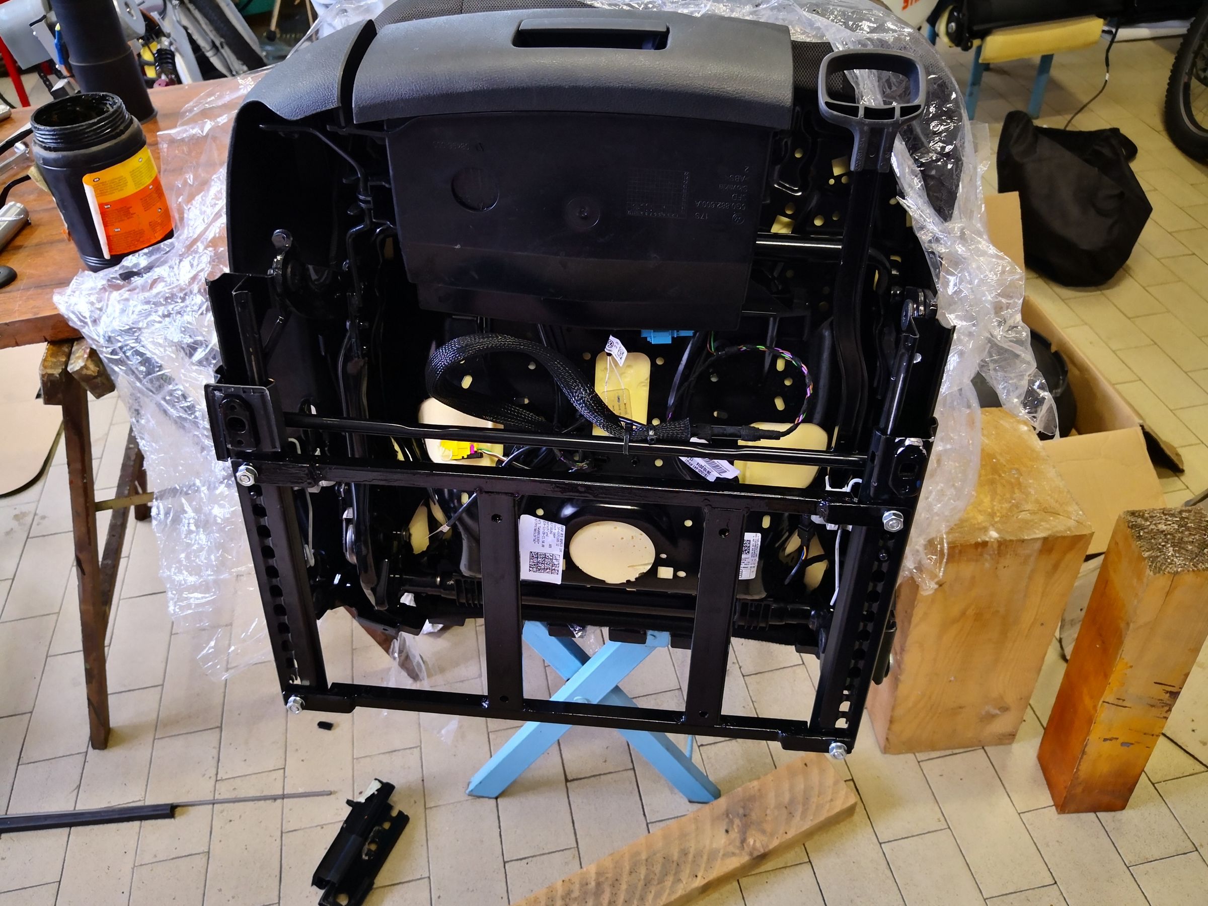 Convert a Car Seat Into the Coolest Office Chair Ever : 10 Steps (with ...