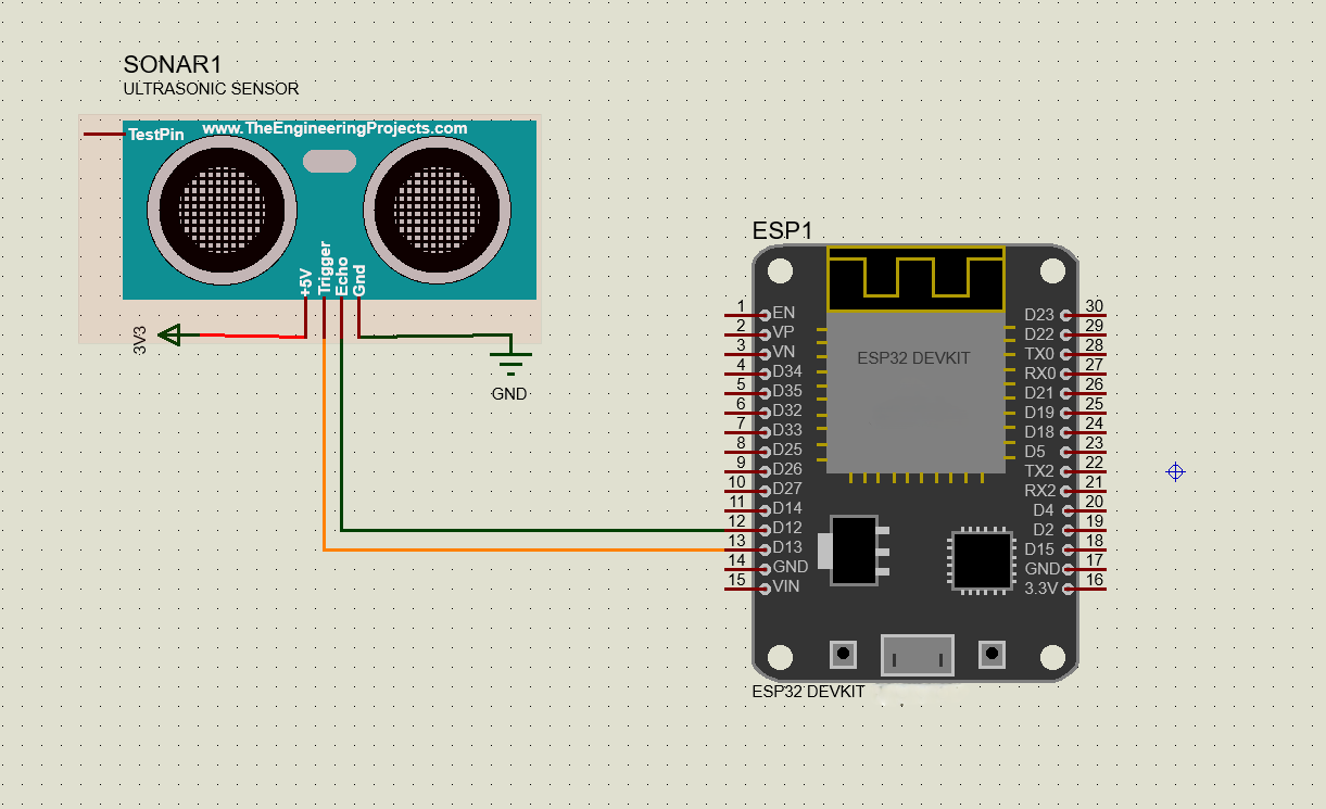 Distance Monitoring System Using ESP32, Ultrasonic Sensor and VVAC ...