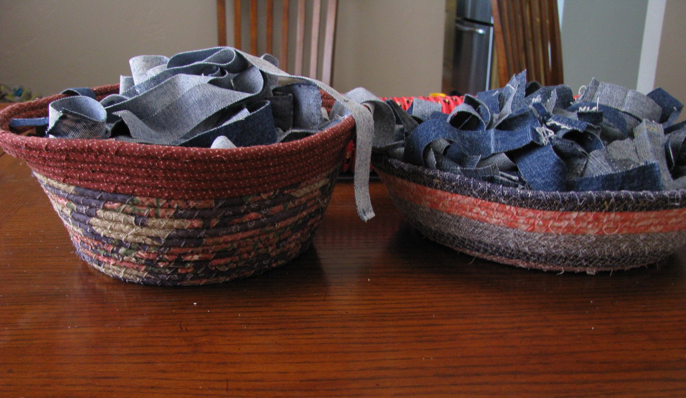 Denim Wrapped Rope Bowl : 7 Steps (with Pictures) - Instructables