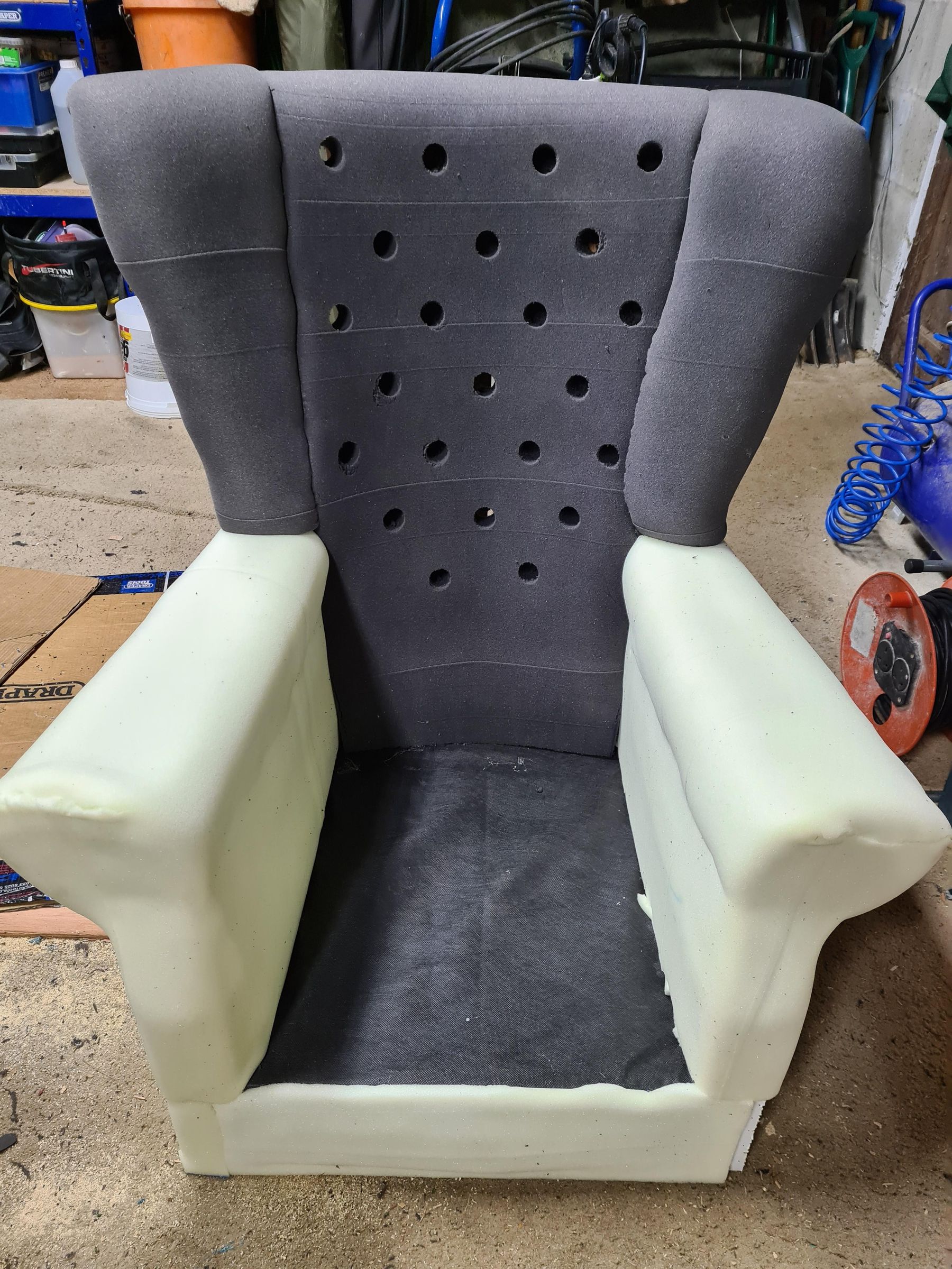 Wingback Armchair Full Build and Upholstery | Whitehorn Studio ...