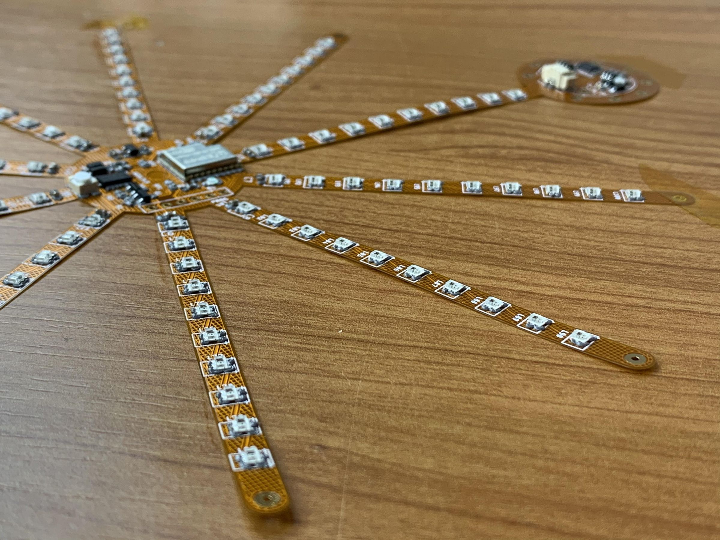 FLEXBALL - a Hundred Pixel Flexible PCB Ball With WiFi : 6 Steps (with ...