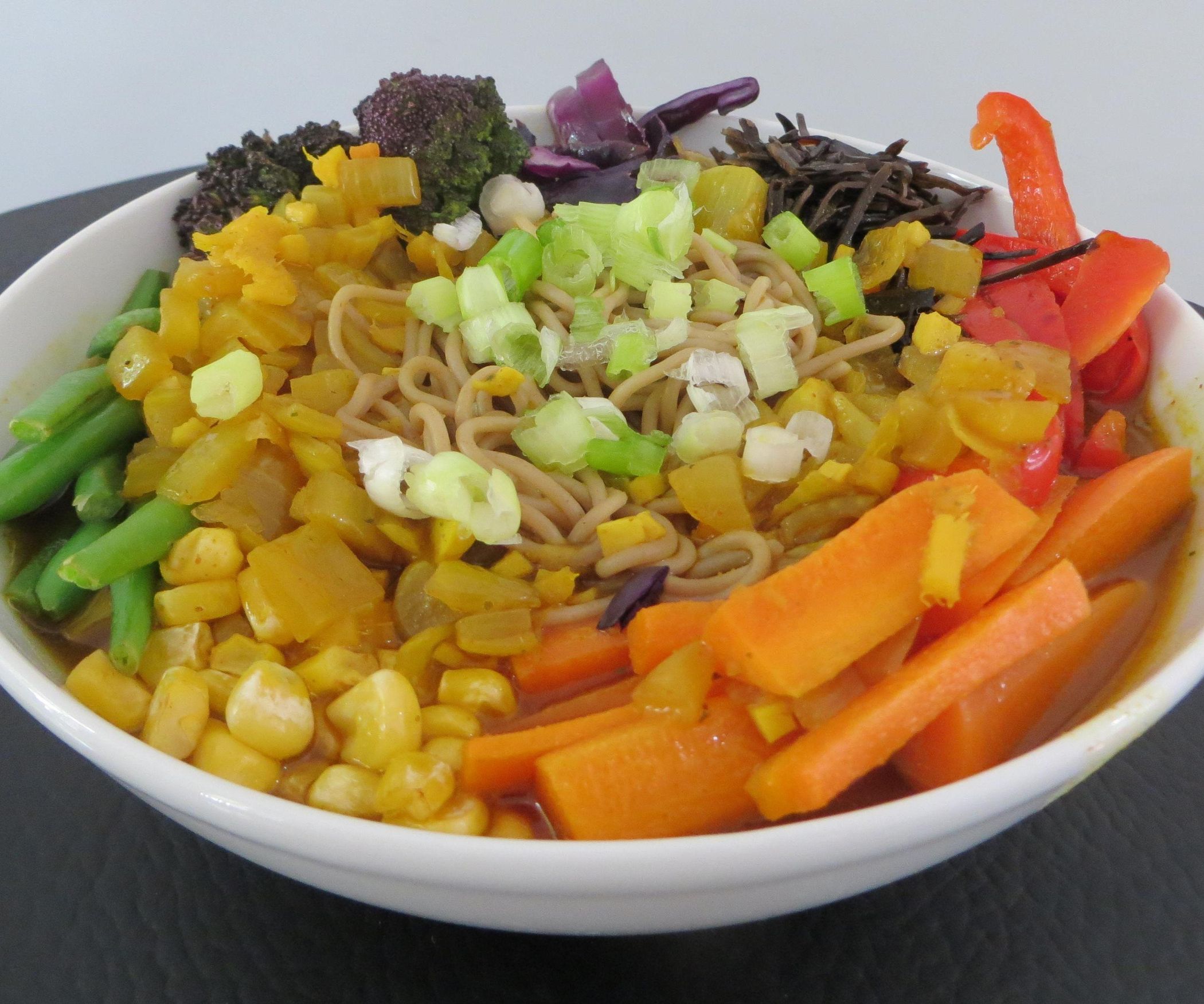 Vegan Rainbow Ramen in a Bowl of Gold : 5 Steps (with Pictures ...