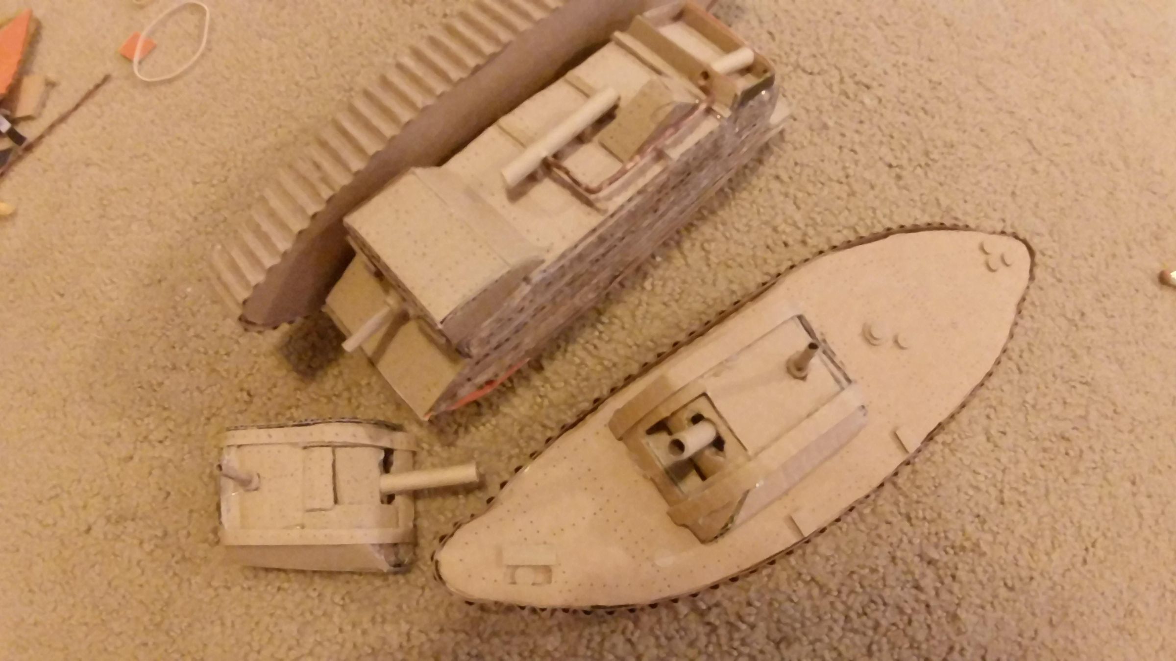 Cardboard Model Mark IV British Tank : 10 Steps (with Pictures ...