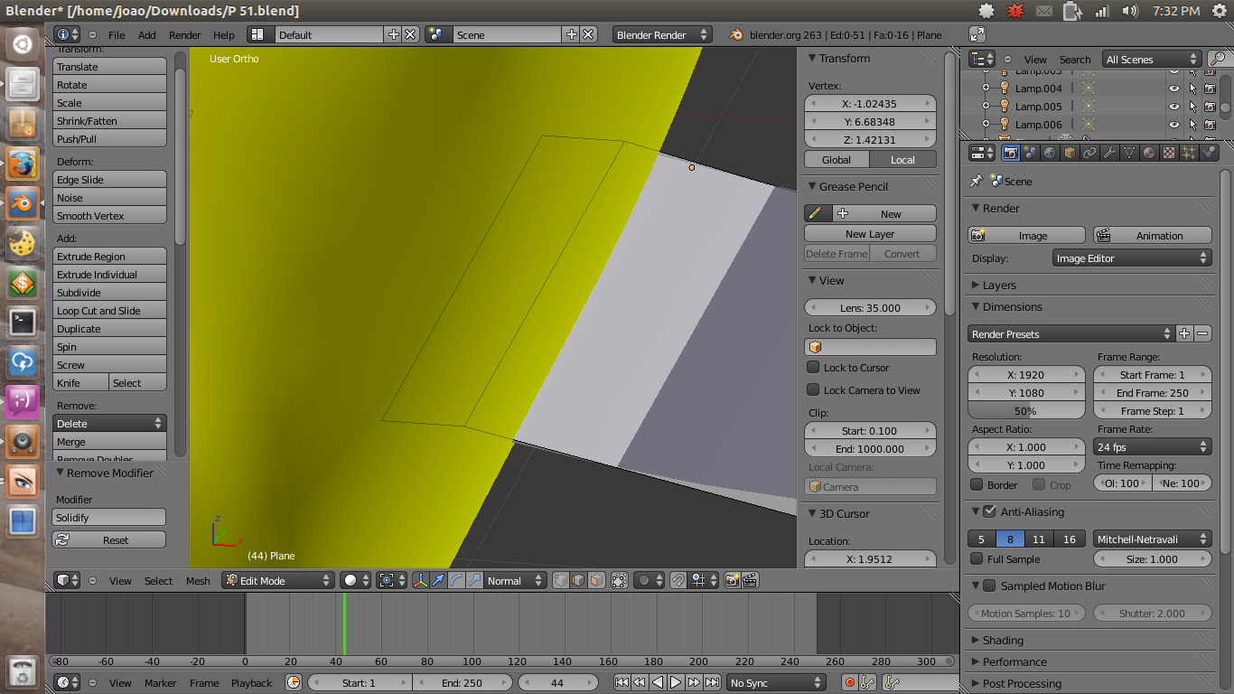 Modelling in Blender: Airplane Part 1 : 8 Steps - Instructables