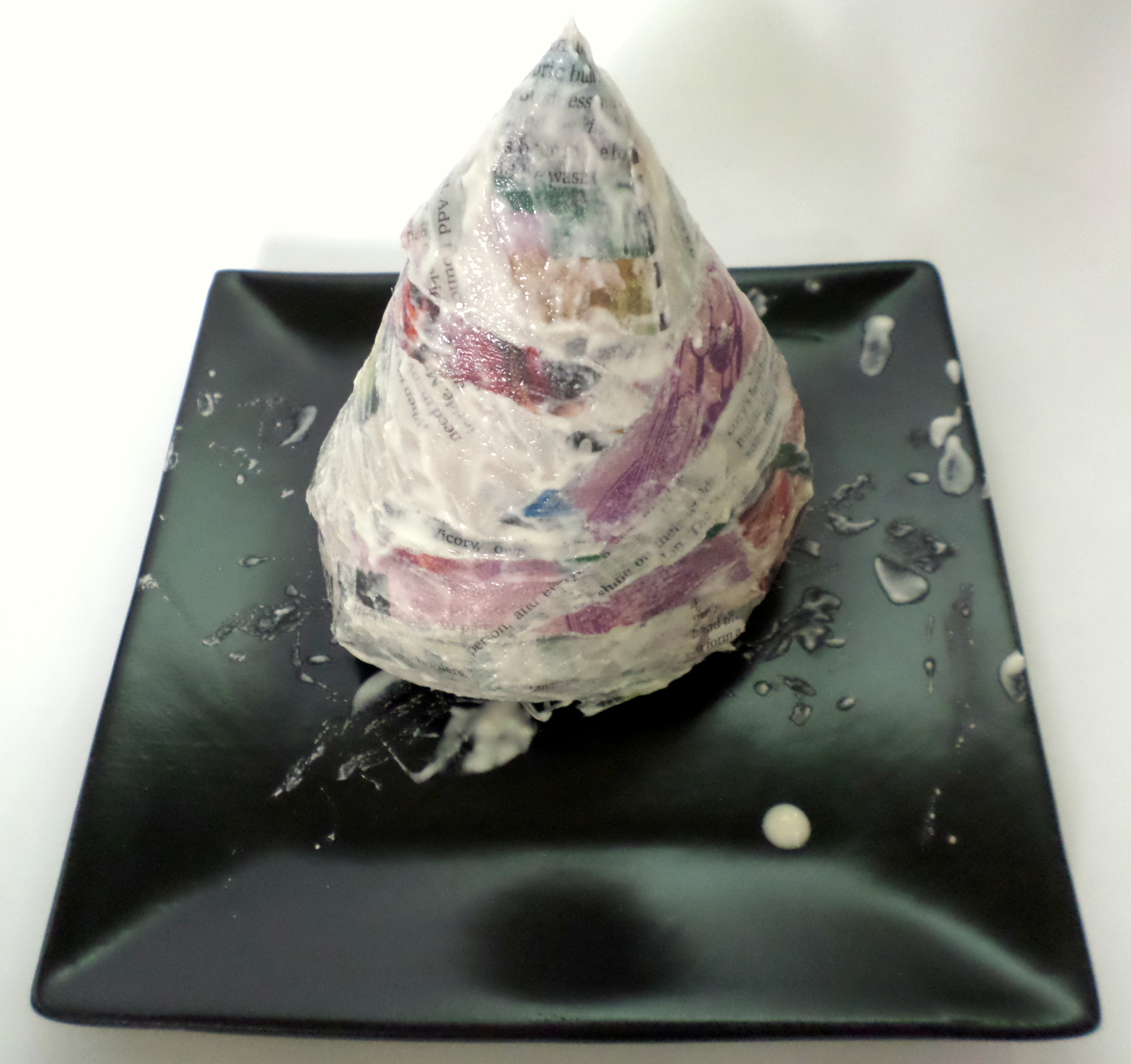 Mini Paper Mache Light-Up Christmas Tree : 8 Steps (with Pictures ...