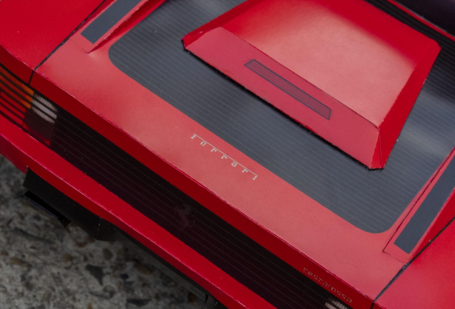 Ferrari Testarossa DIY Paper-Craft - Instructables
