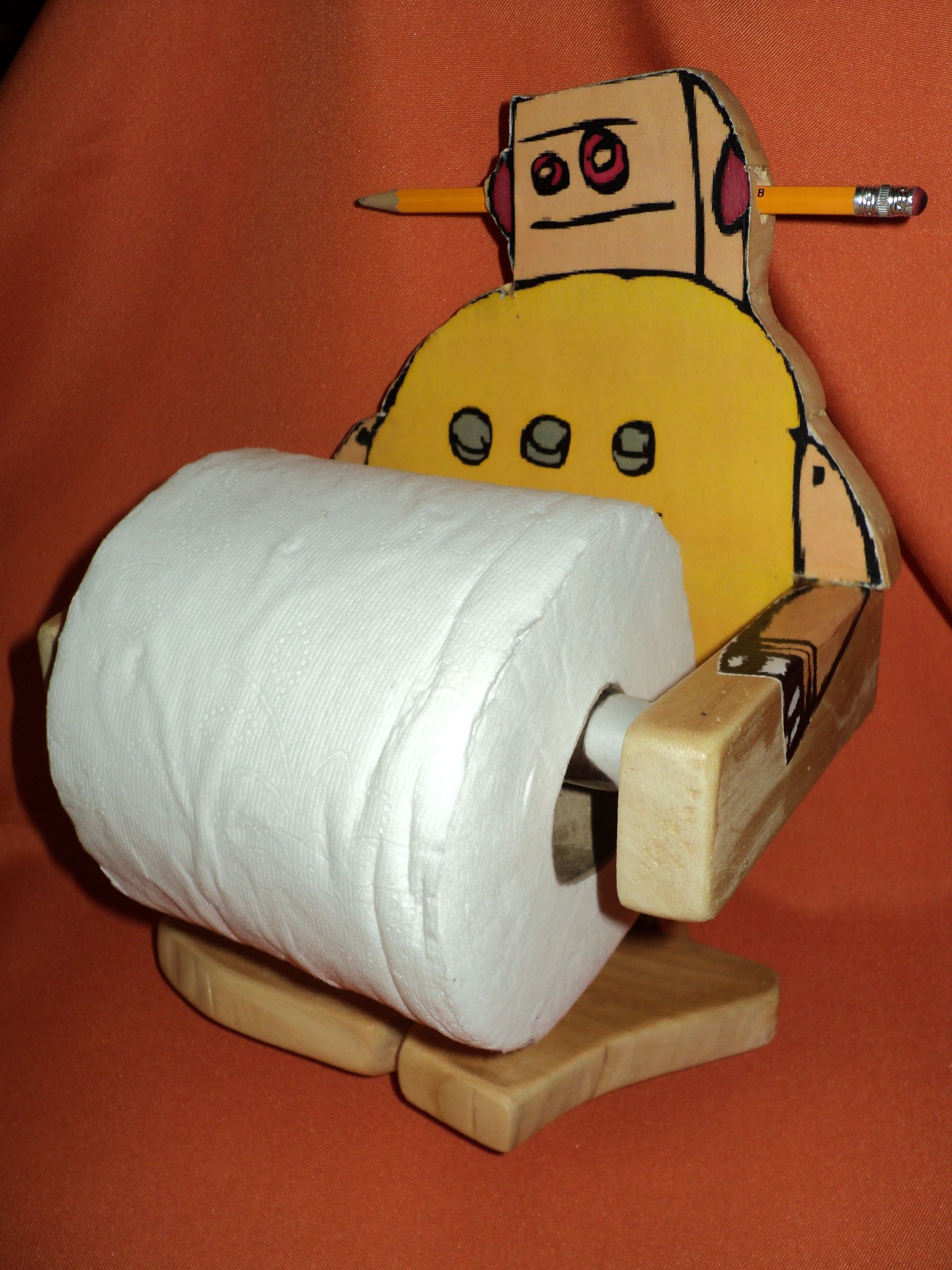 Instructables Robot Toilet Paper Holder : 6 Steps (with Pictures ...