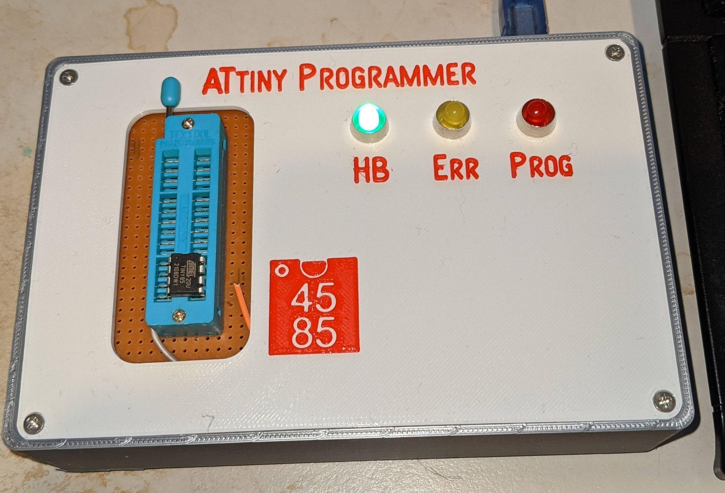 ZIF Attiny "Arduino As ISP" Programmer With External Clock : 11 Steps ...