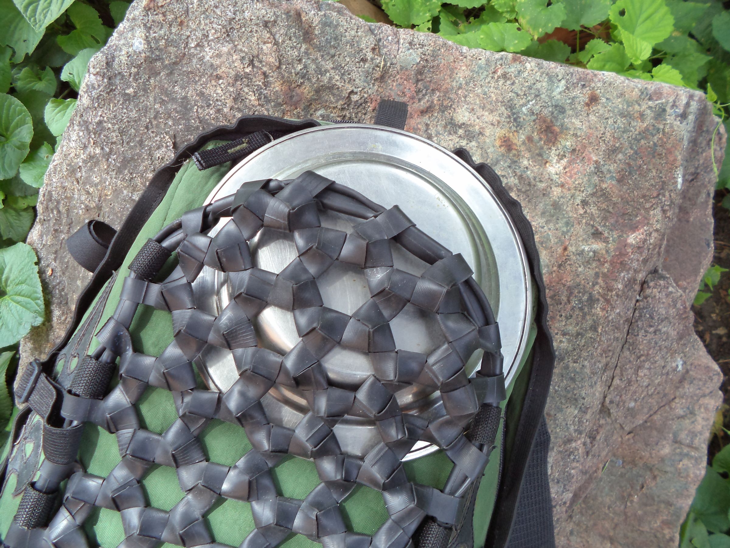 Backpack Cargo Net From Inner Tubes : 26 Steps (with Pictures ...