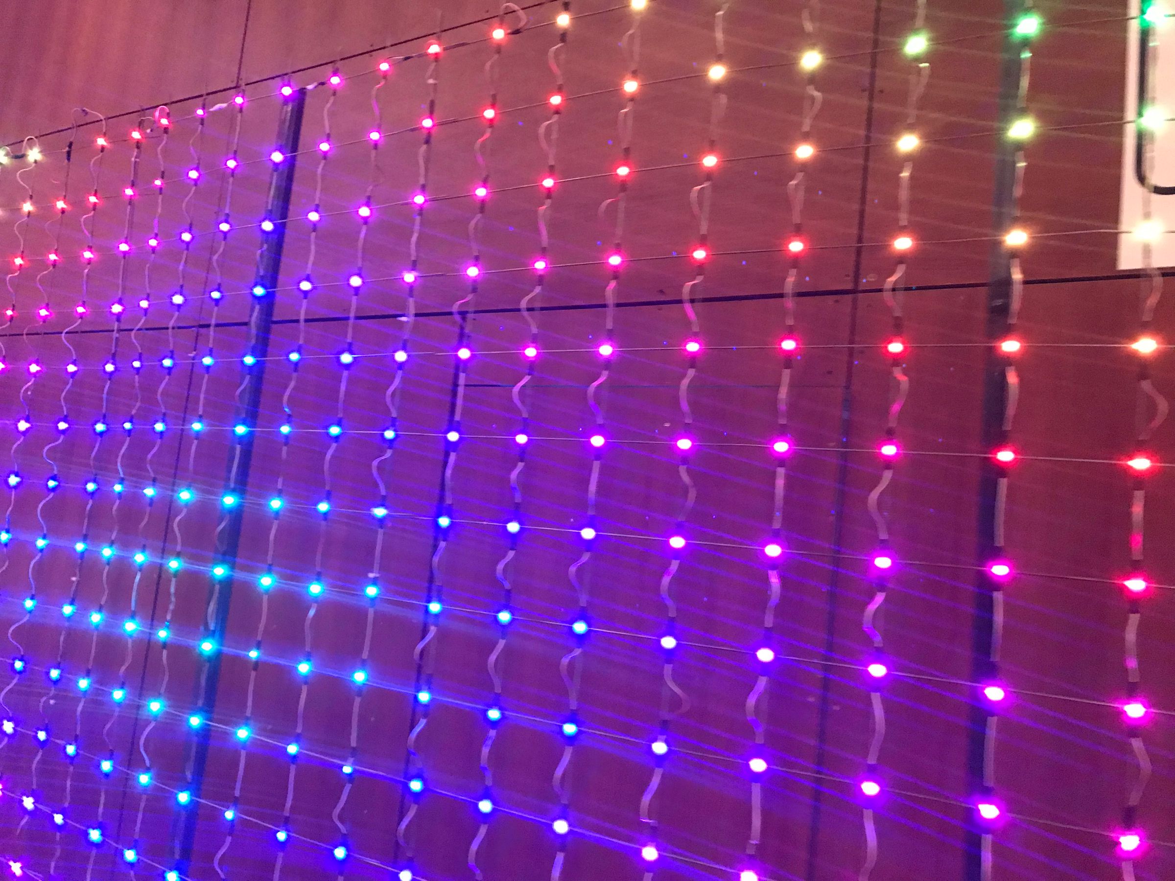 Huge Flexible Transparent LED Matrix Under $150. Easy to Make. : 8 ...