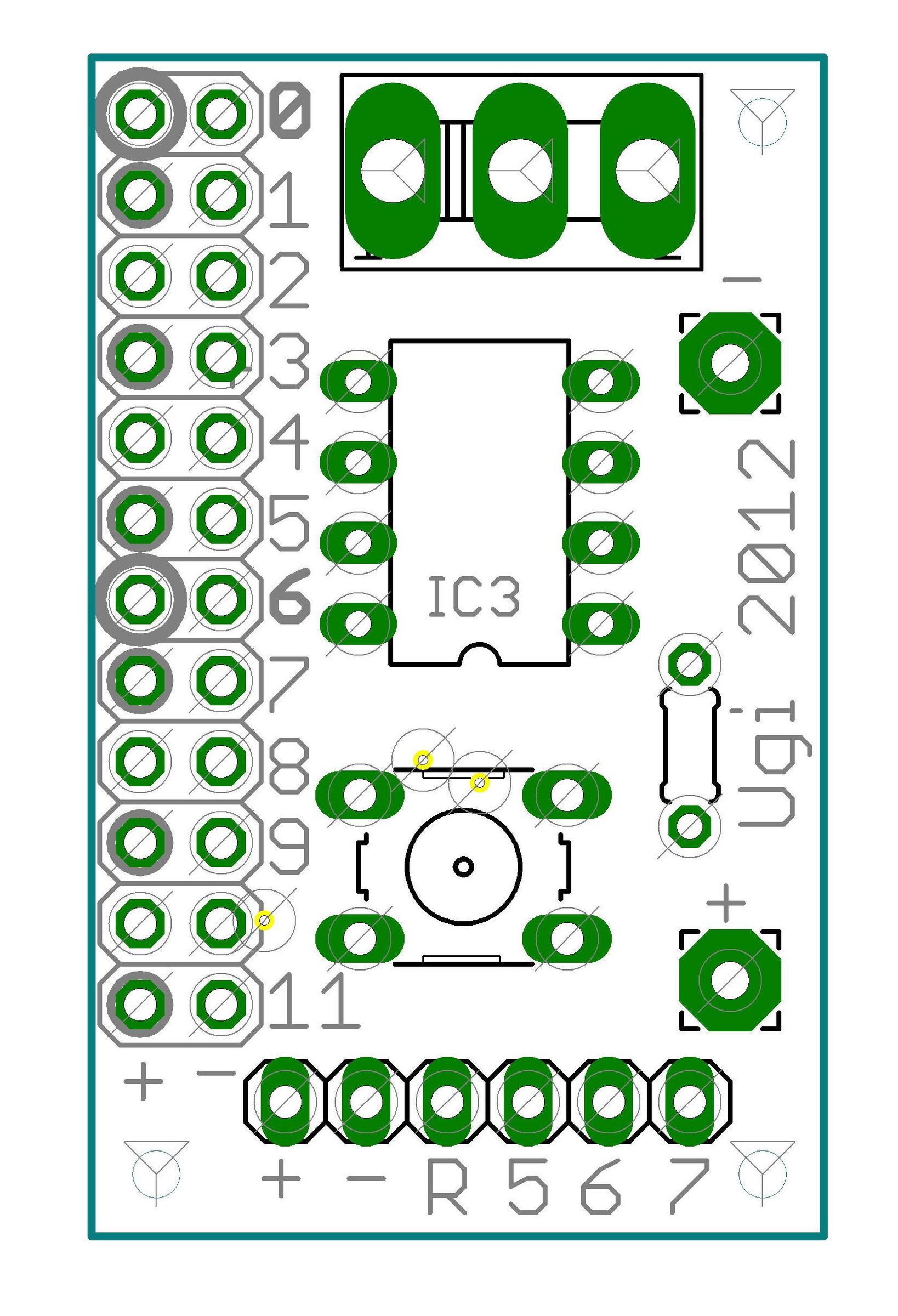 Tiny Wearable LED Kit - 12 PWM LEDs From a Reprogramable ATtiny85 : 8 ...
