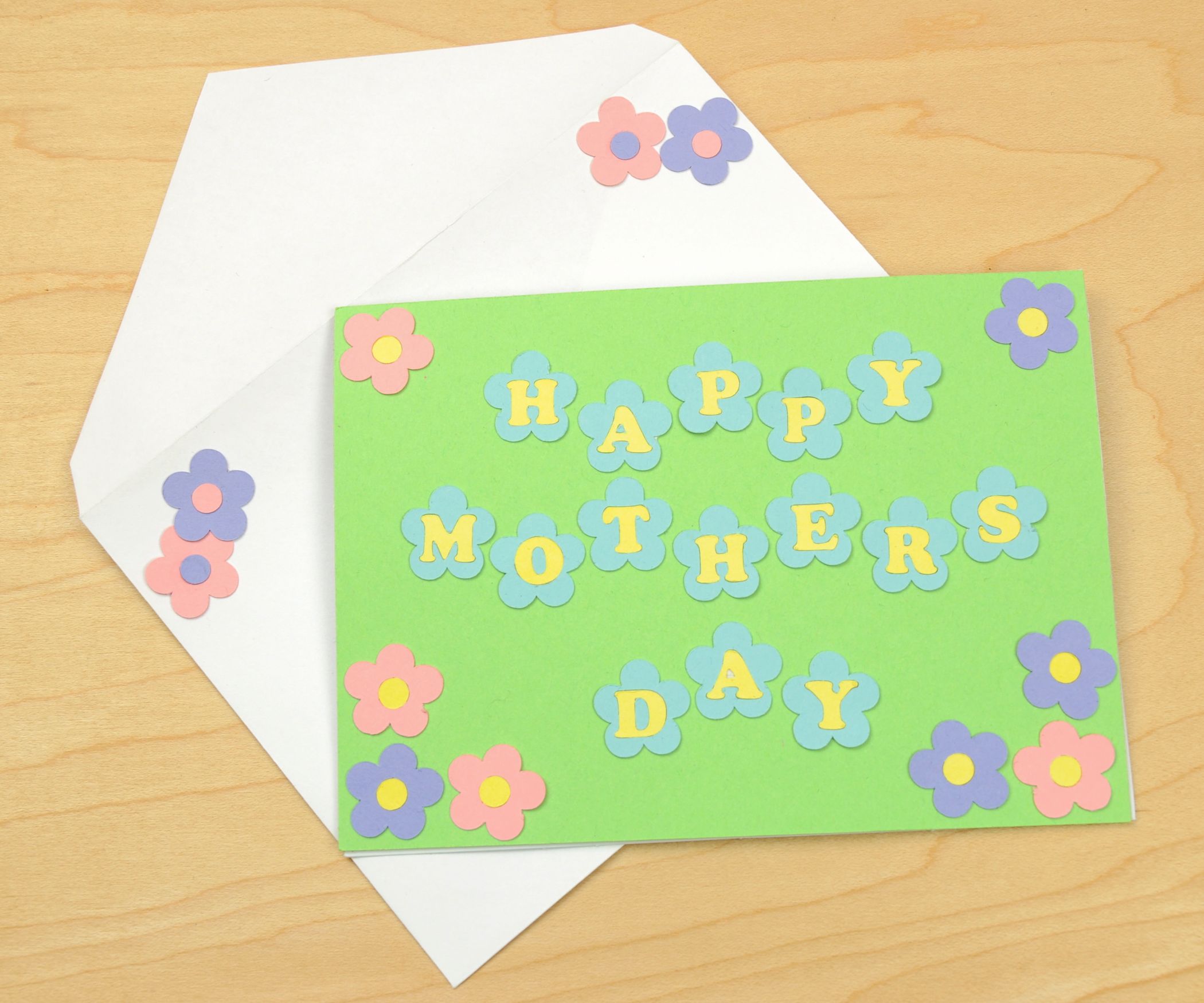 Mom Flower Letter Card : 3 Steps - Instructables