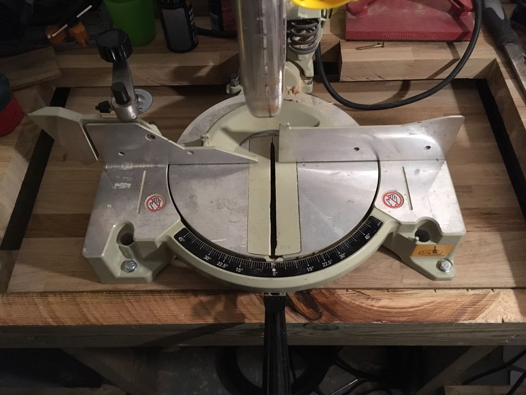 Heavy Duty Workbench With Chop Saw : 9 Steps (with Pictures ...
