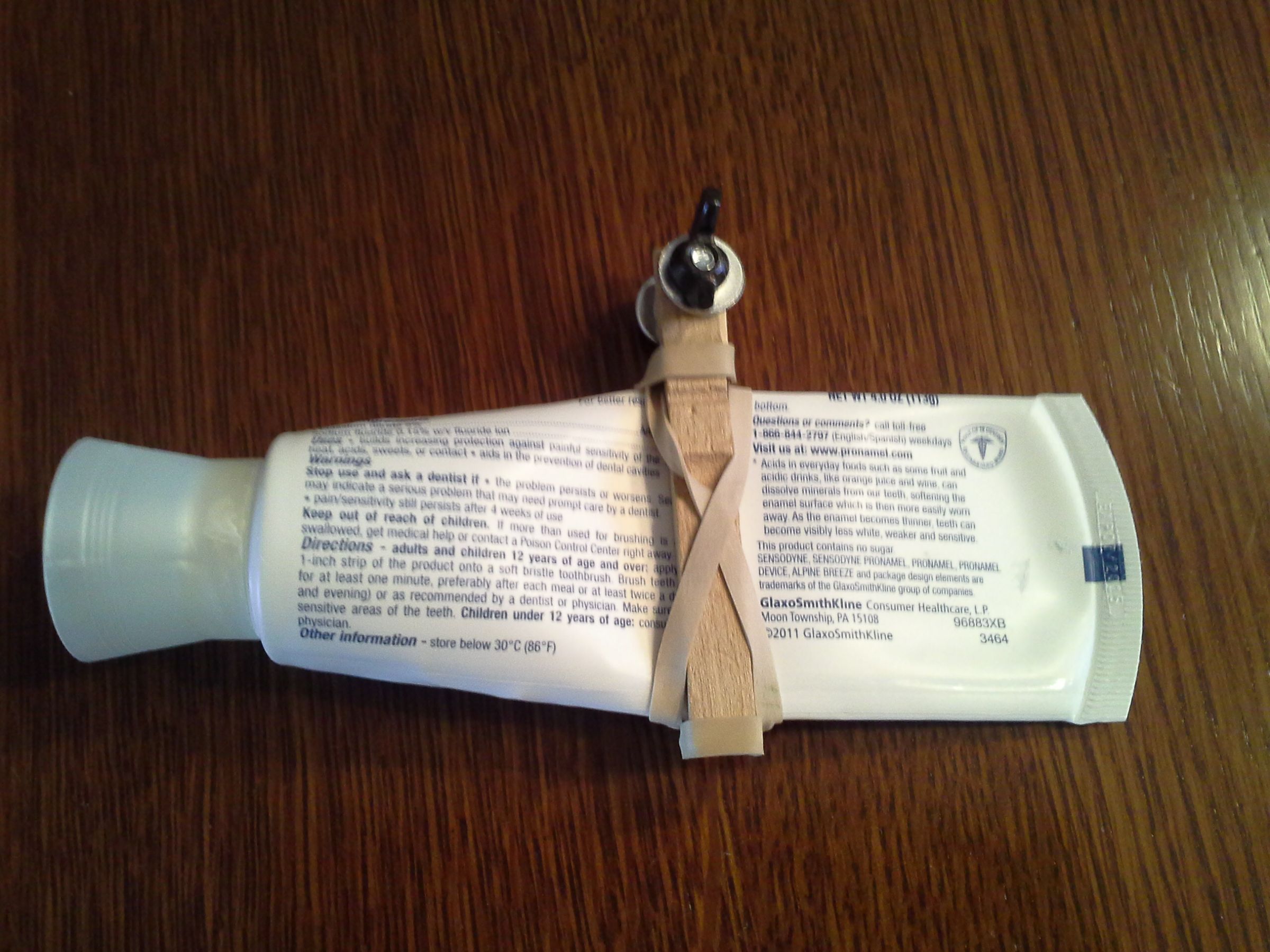 Hack a Clothespin Into a Toothpaste Squeezer - Instructables