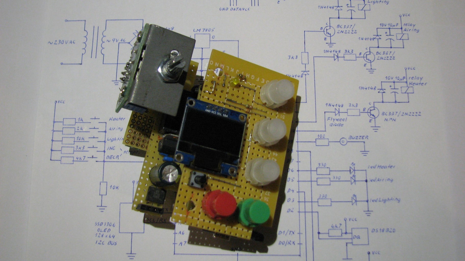 Smart Bluetooth Thermostat Arduino Airing And Lights Control 7 Steps