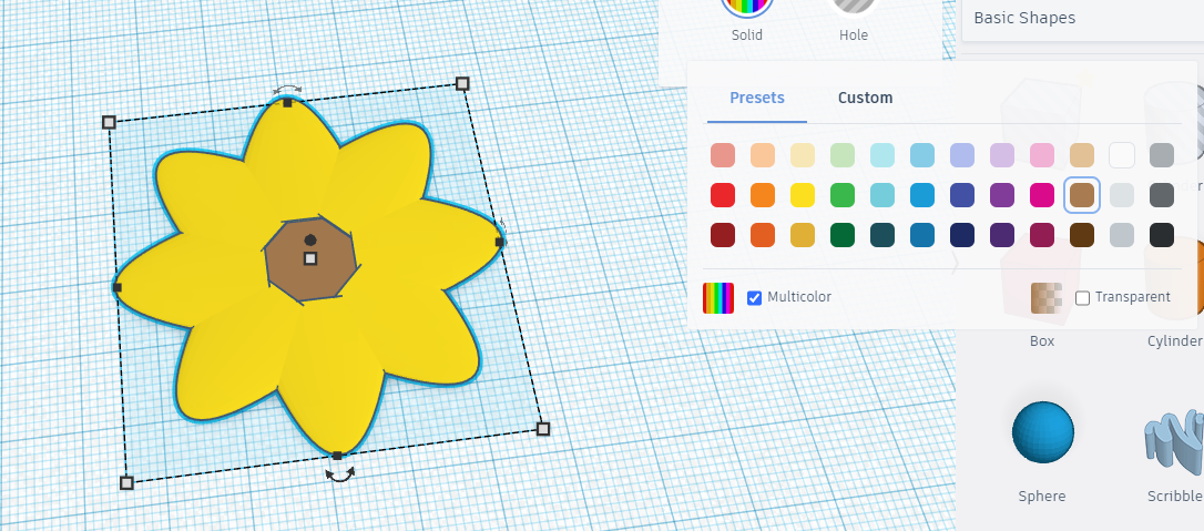 Sunflower Field TinkerCAD(Scene) : 6 Steps - Instructables