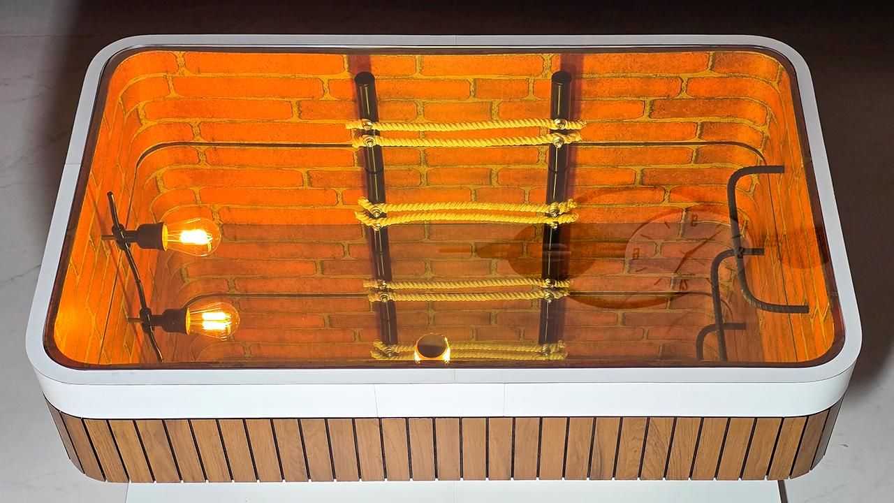 Building a Coffee Table With Endless Depth! (Infinity Illusion) : 12 ...