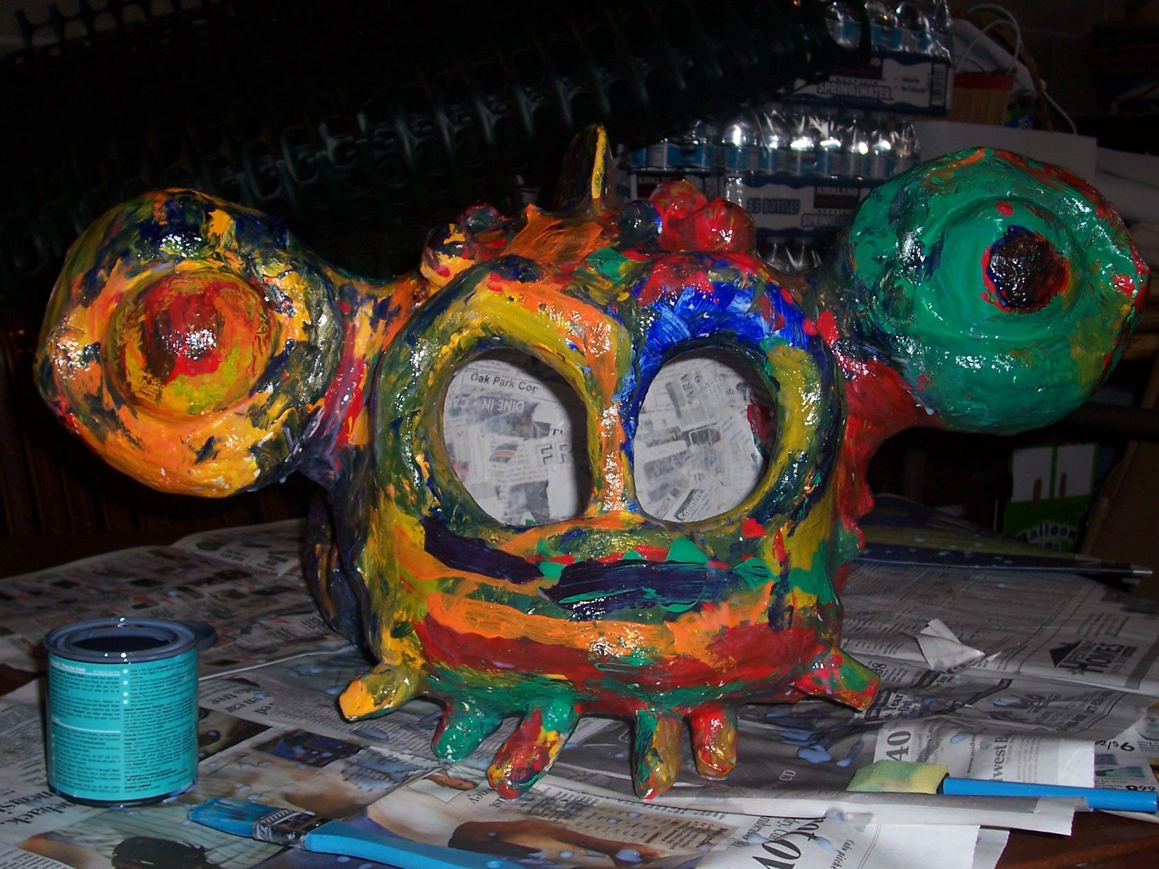 Giant Mask: Montessaurus! : 10 Steps - Instructables