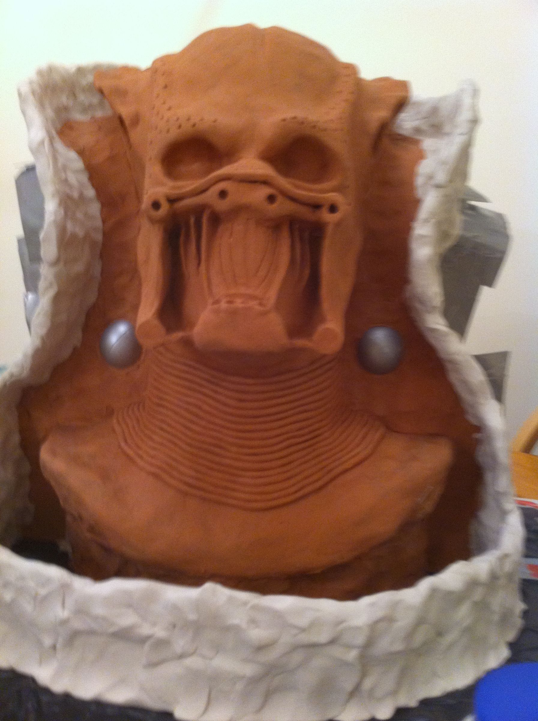 Predator Mask Mark 2 - 2 Part Plaster Mold for a Latex Mask : 9 Steps ...
