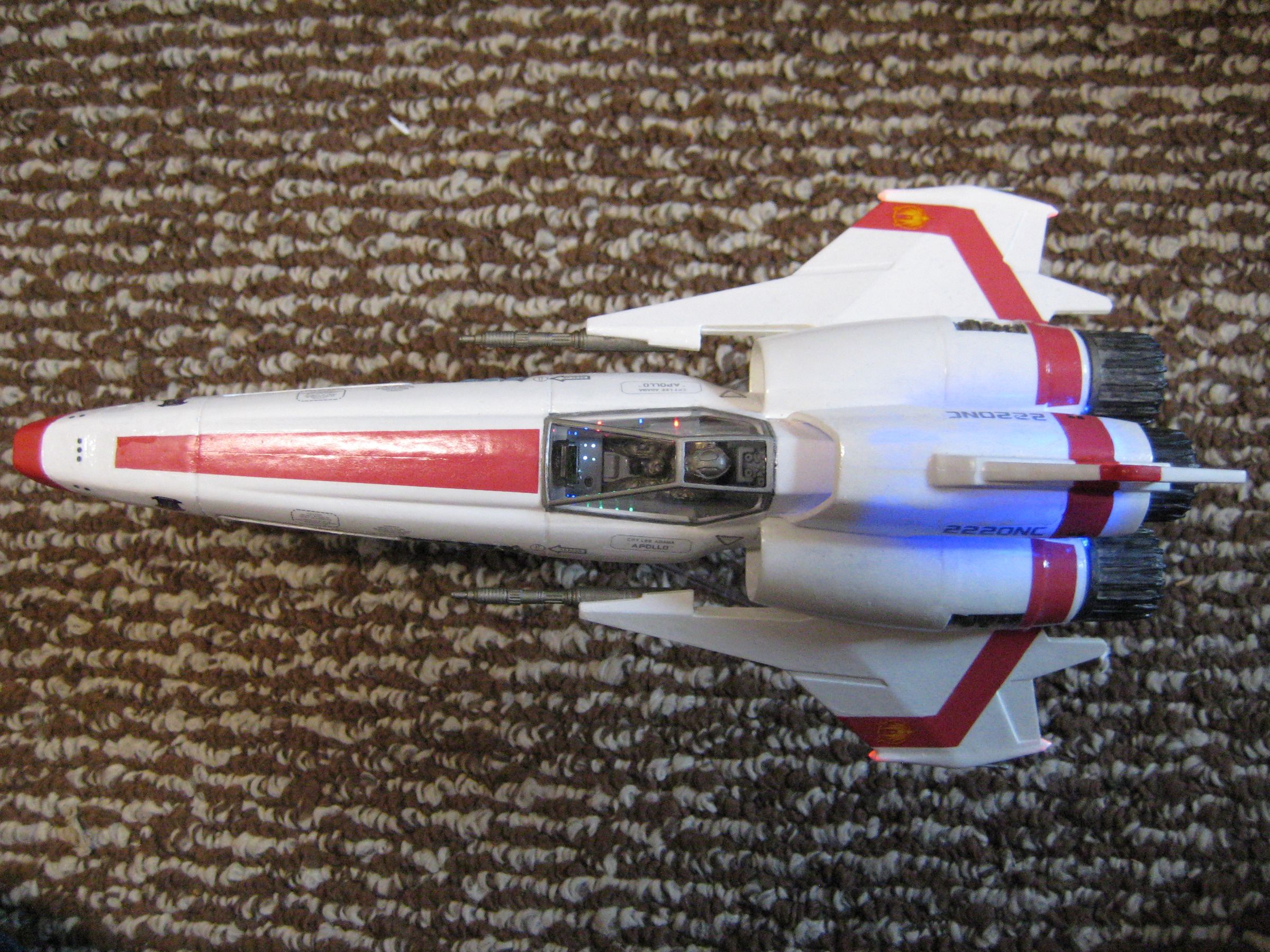 LED-Lit BSG Viper Mk. II Model Build : 10 Steps (with Pictures ...