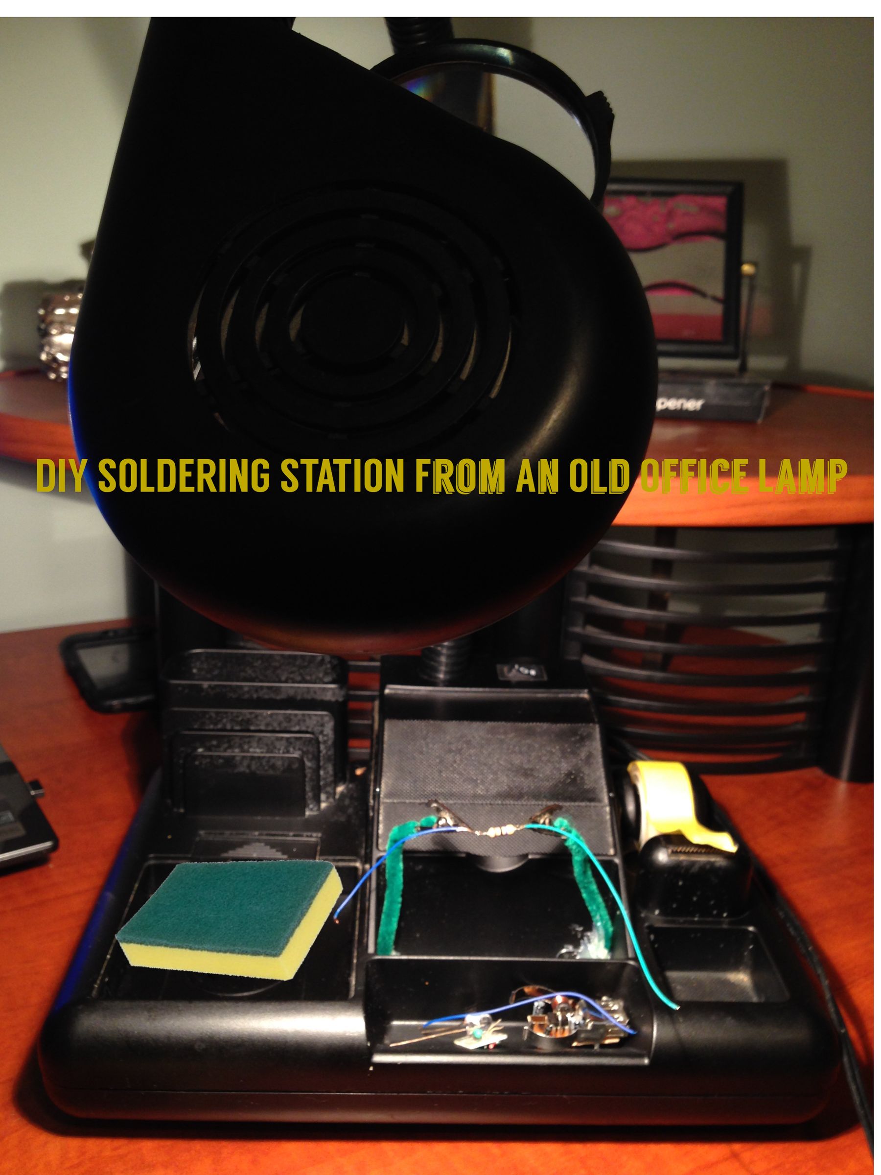 DIY Soldering Station From an Old Office Lamp : 8 Steps (with Pictures ...