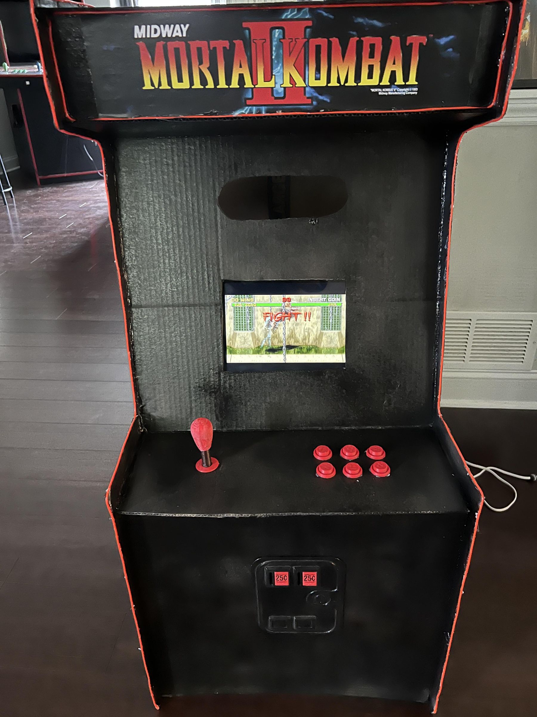 DIY Glowing Arcade Halloween Cardboard Costume : 11 Steps (with ...