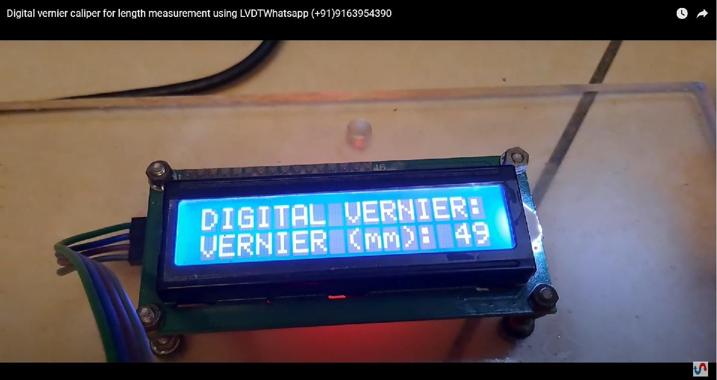 Digital Vernier Caliper for Length Measurement Using LVDT and Arduino ...
