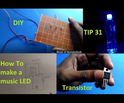 Music Dancing Light With LED & TIP 31 : 3 Steps - Instructables