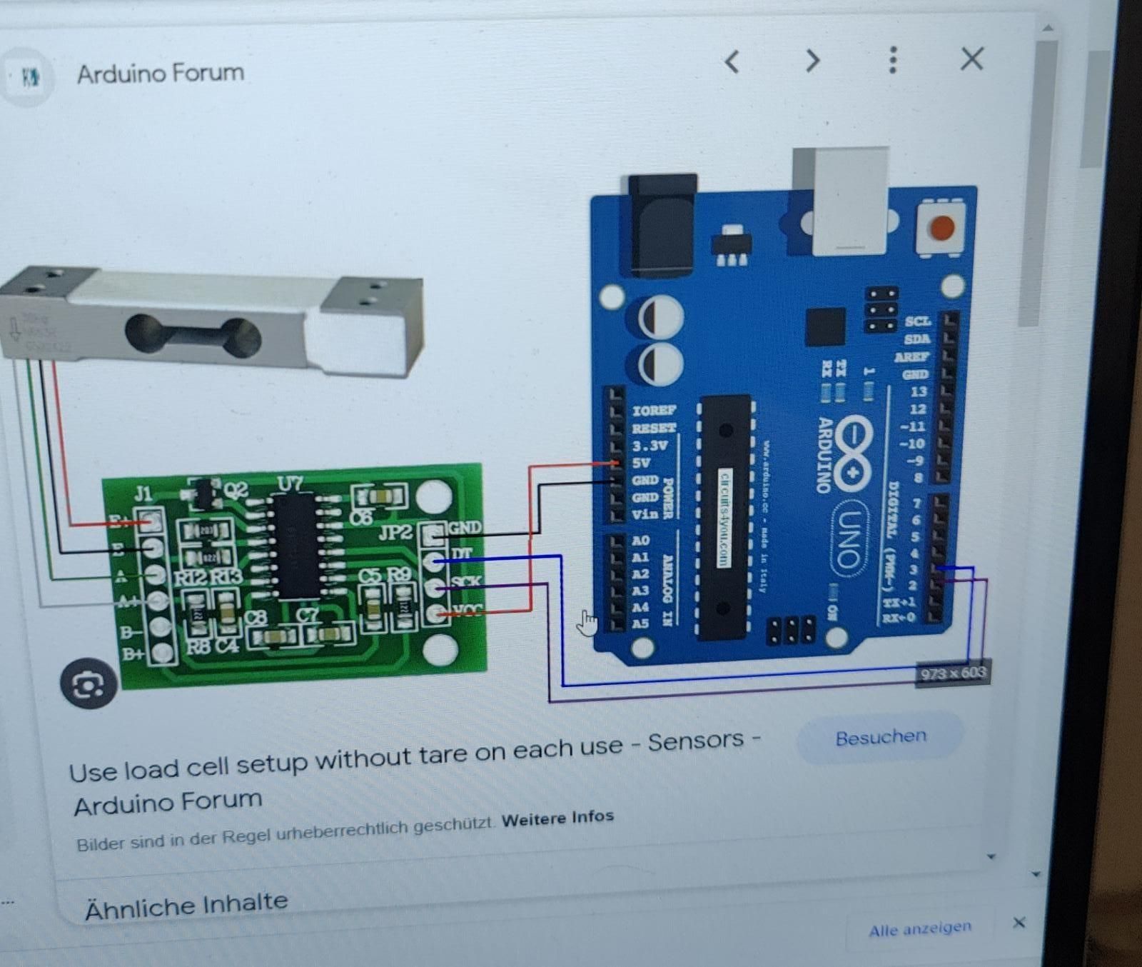 How to Interface With 5kg Balance Module or Load Cell : 7 Steps ...