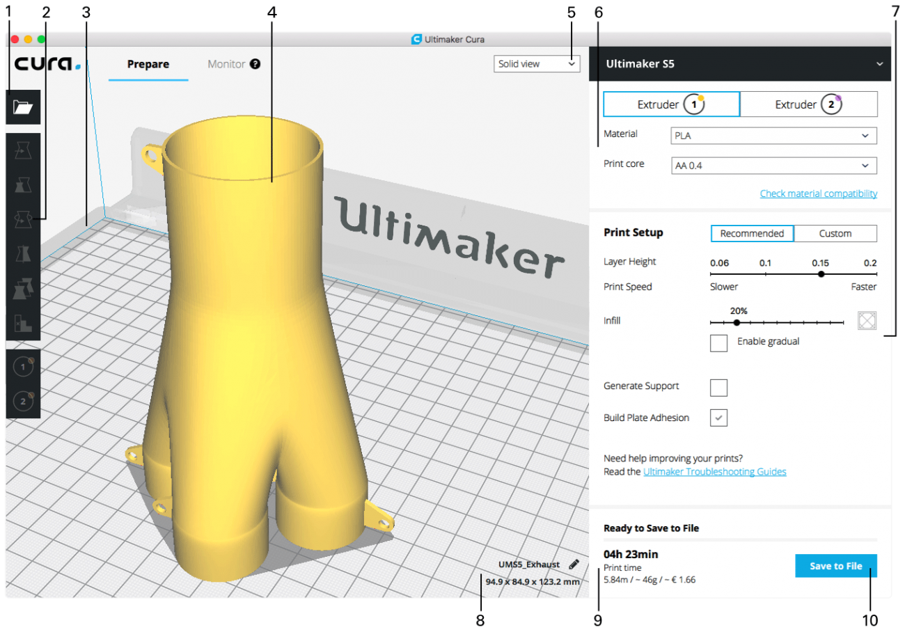 Autodesk Workshop Guide: Ultimaker S5 3D Printer : 8 Steps (with ...
