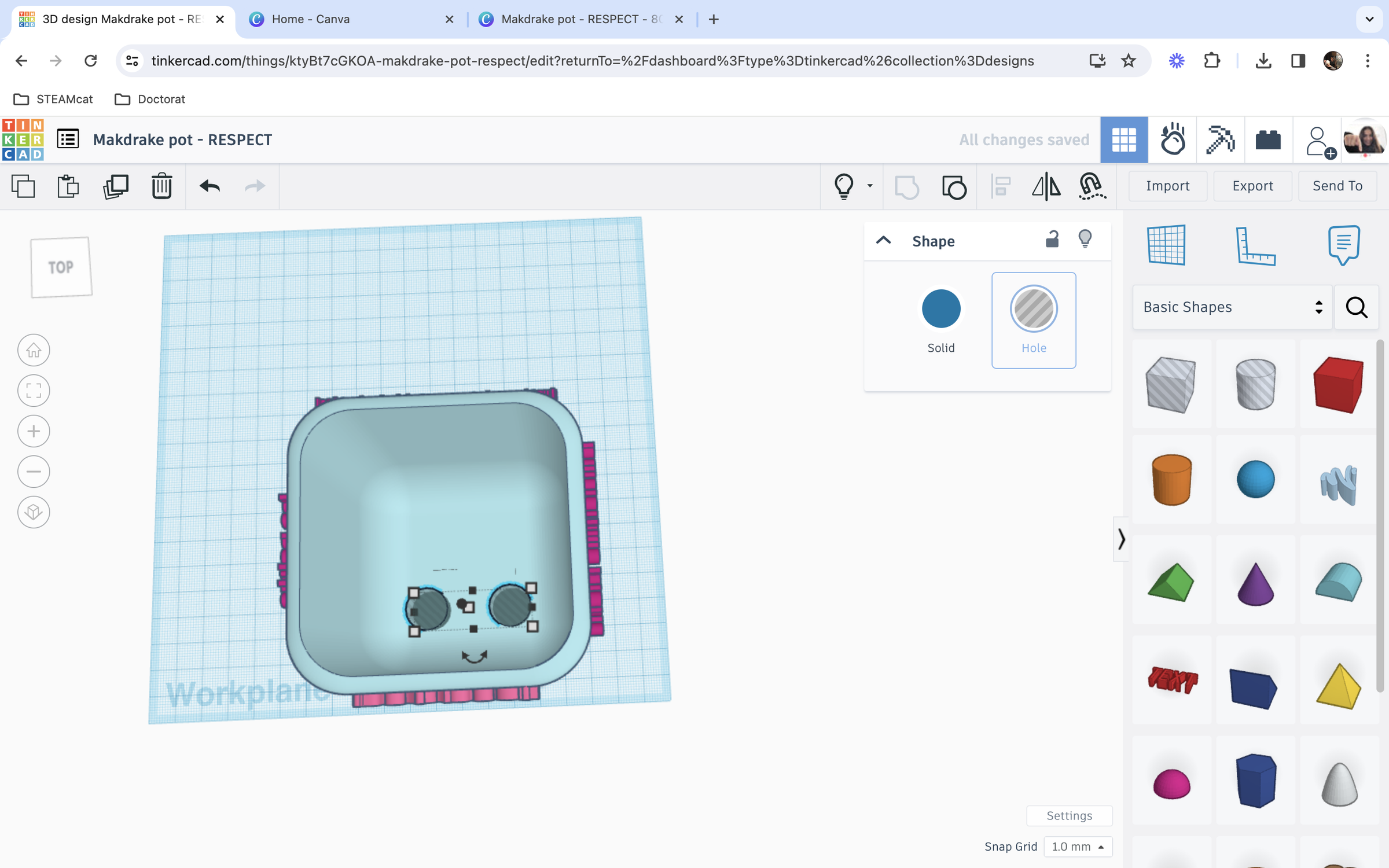 From Myth to Magic: Crafting Peace Mandrakes With Tinkercad and Makey ...