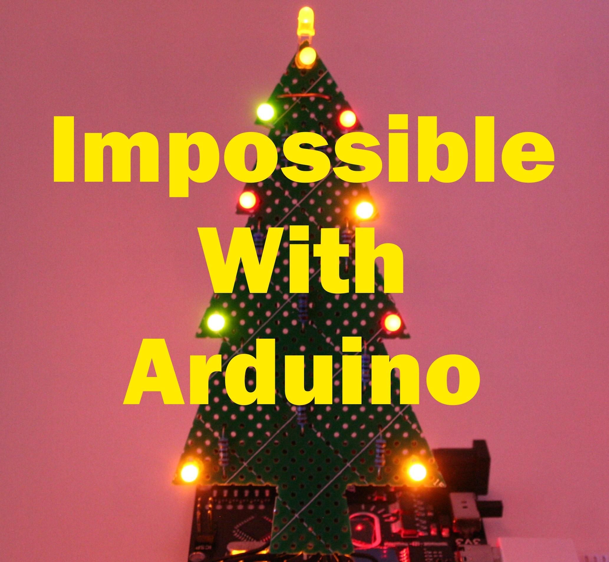 Impossible LED Christmas Tree : 8 Steps (with Pictures) - Instructables