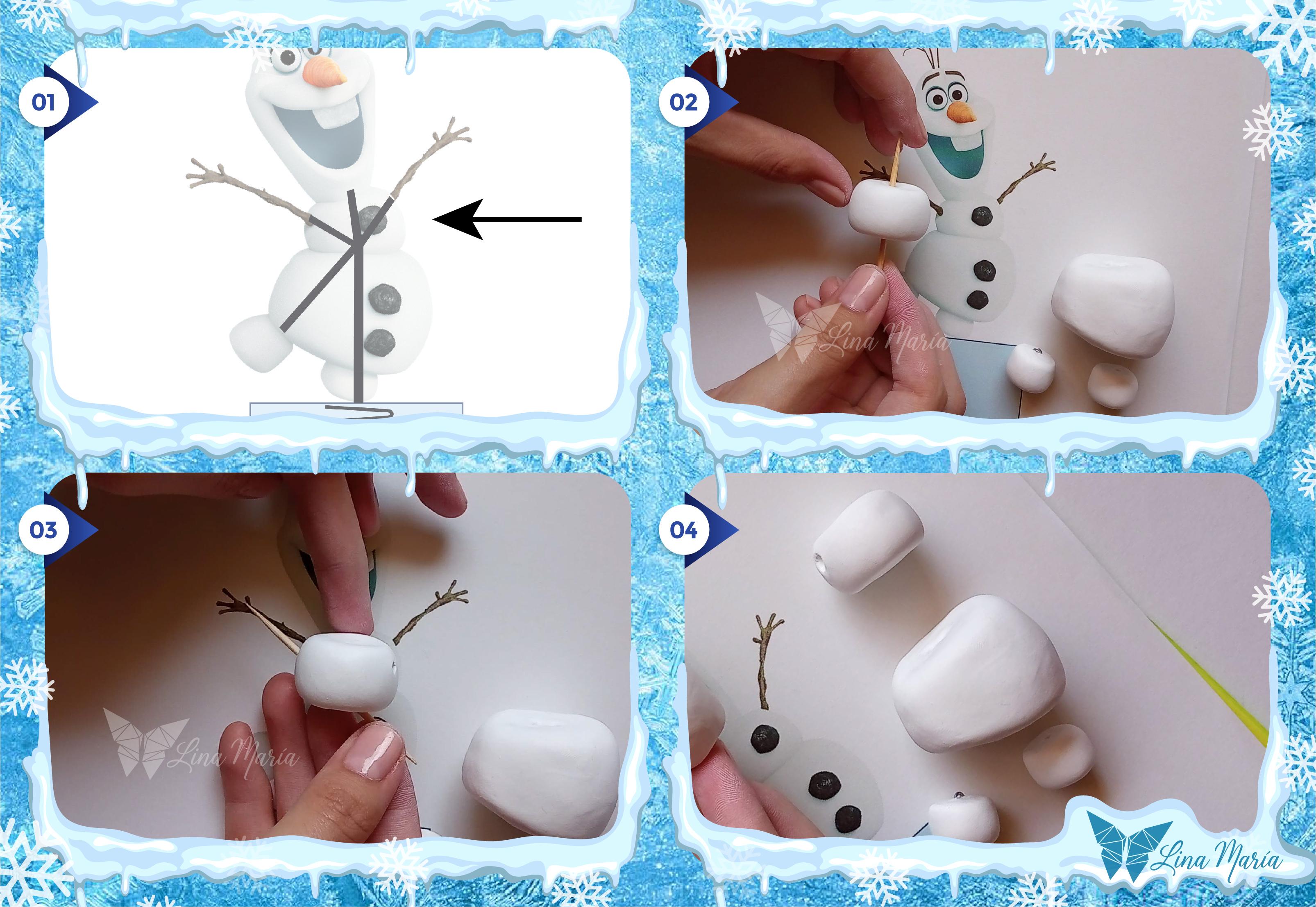 Melting OLAF - Push Puppet (FROZEN) : 21 Steps (with Pictures ...