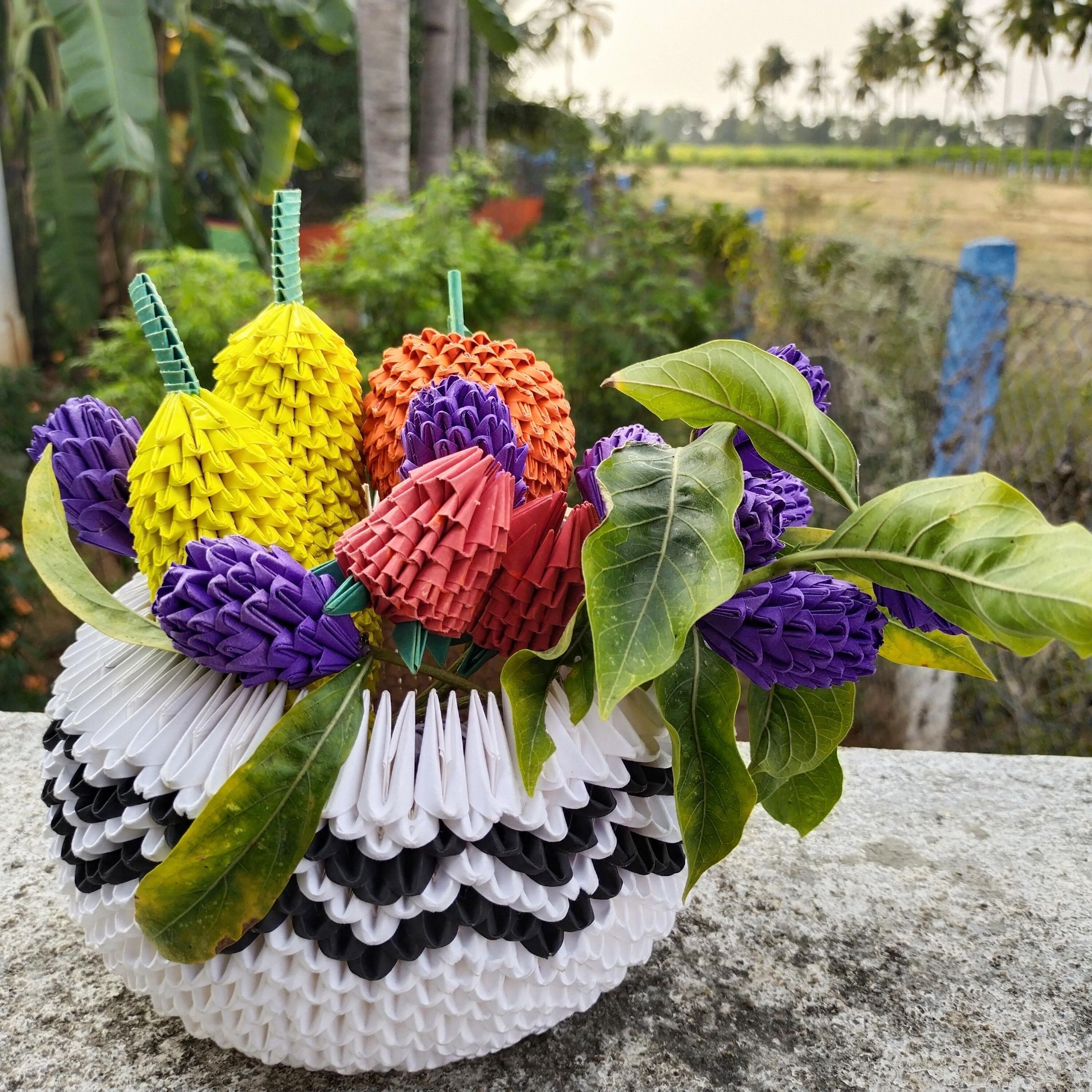 MODULER ORIGAMI FRUITS BOWL : 17 Steps (with Pictures) - Instructables