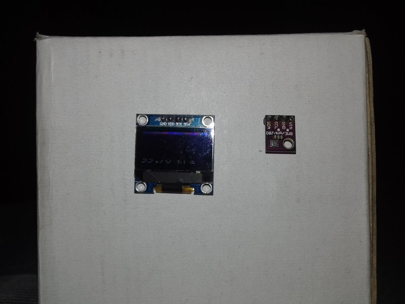 Simple Weather Station With Bme280 Arduino And Oled Display 4 Steps Instructables 8873