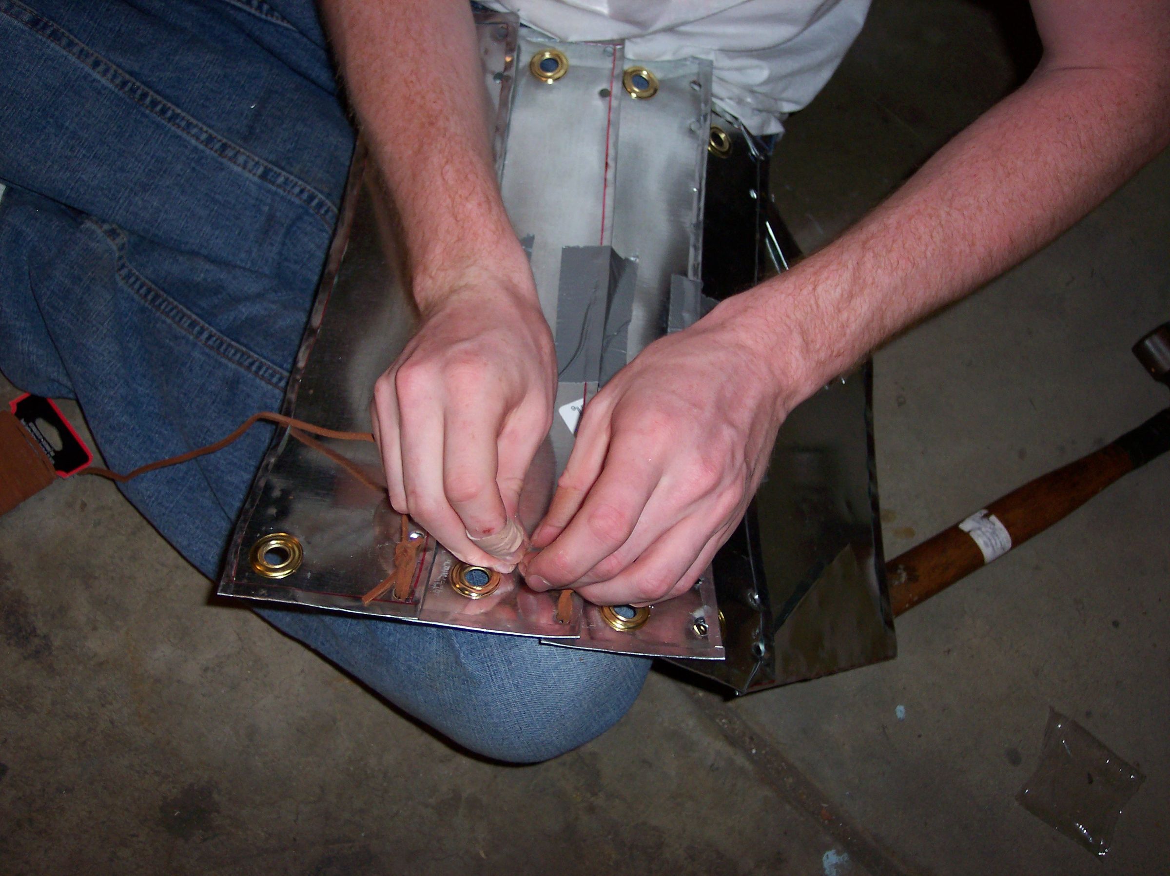 Roman Legionaire "ish" Homemade Body Armor : 9 Steps - Instructables