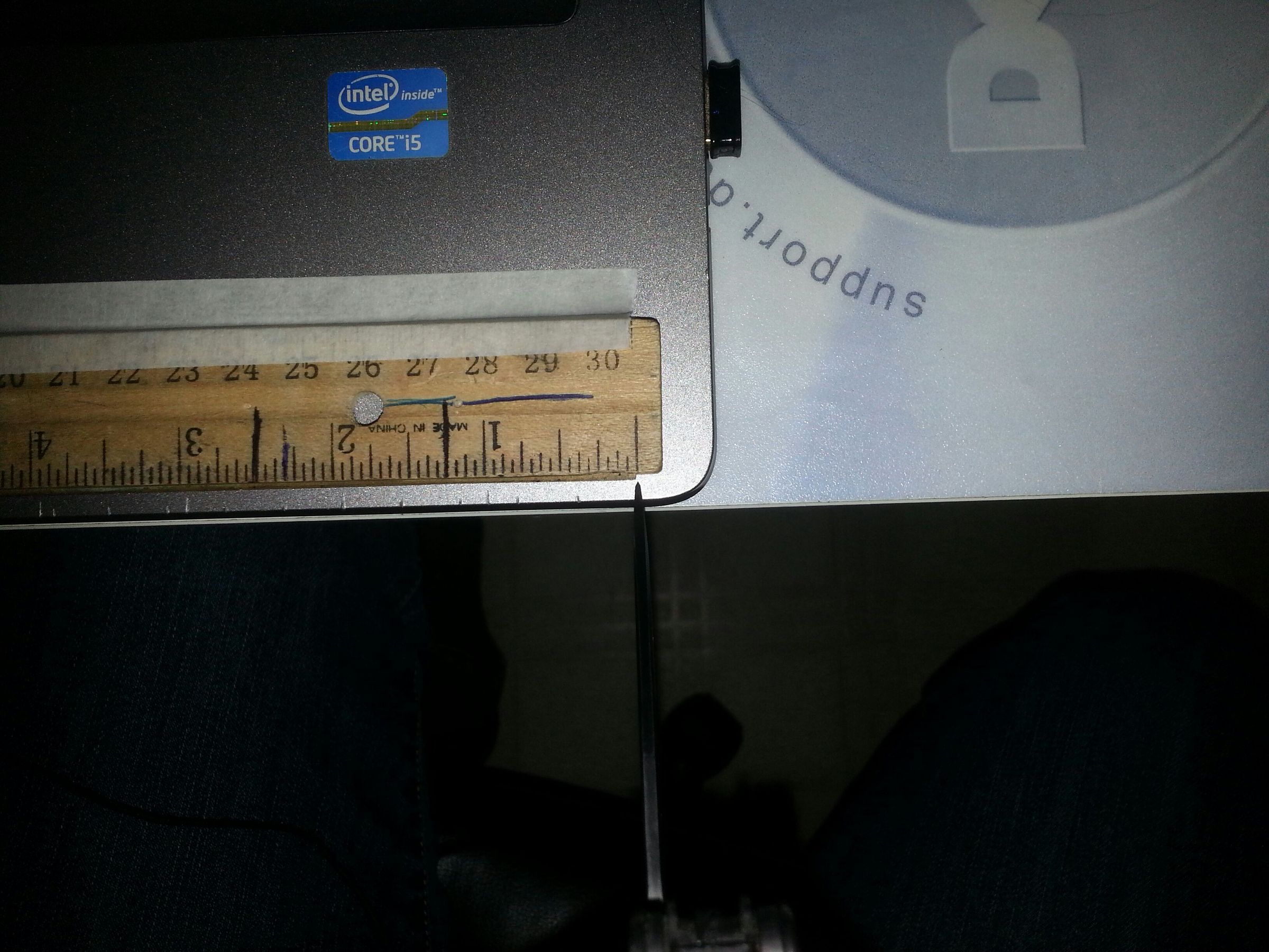 Mark a Ruler Onto Your Laptop Body for Easy Use - Instructables