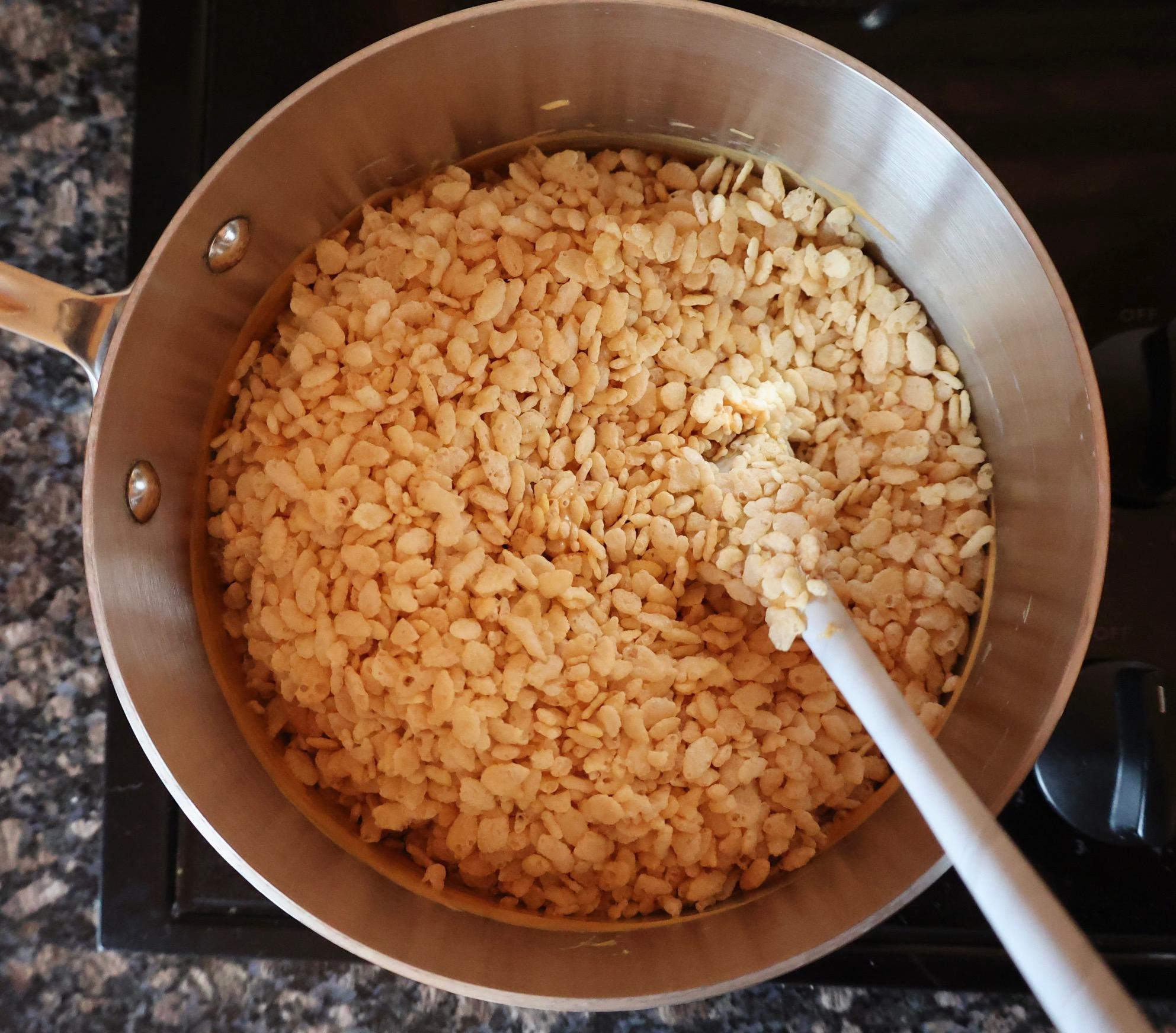 Chocolate Peanut Butter Rice Krispie Christmas Tree Pops : 4 Steps ...