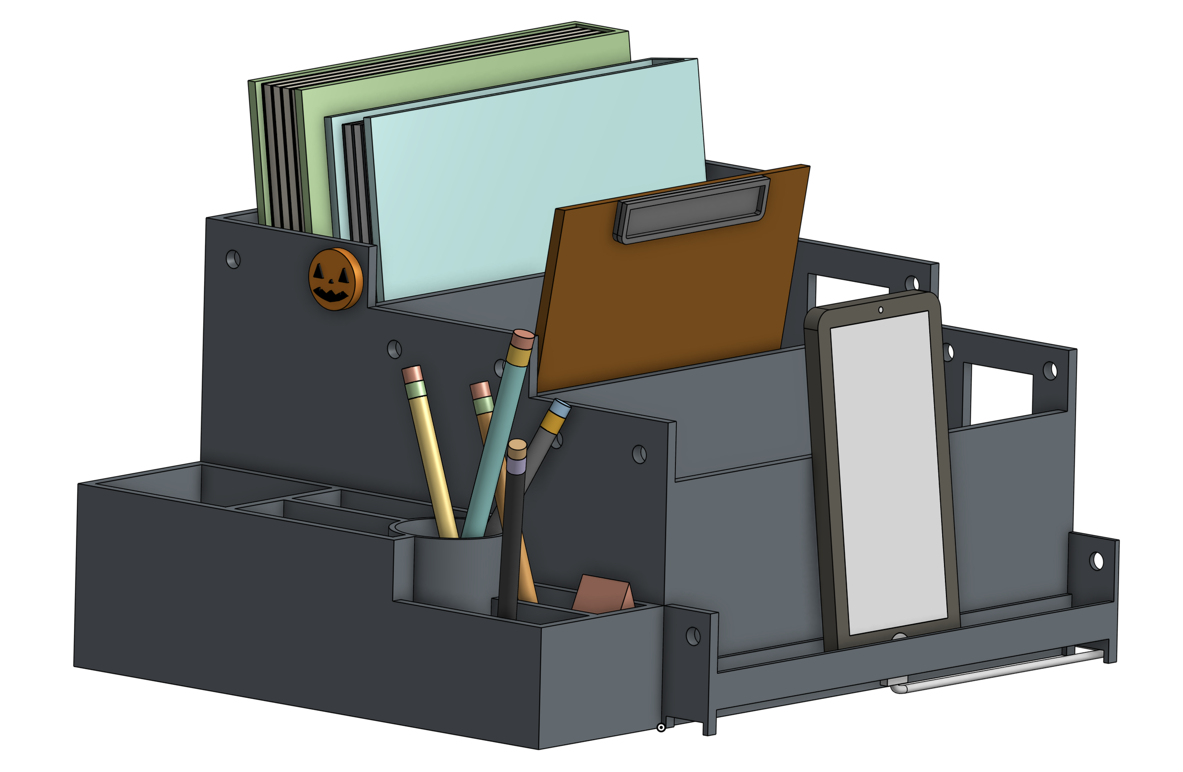 Desk Organizer Design Using Onshape : 28 Steps - Instructables
