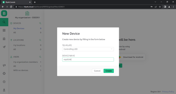 Esp8266 And Blynk 2 0 14 Steps Instructables