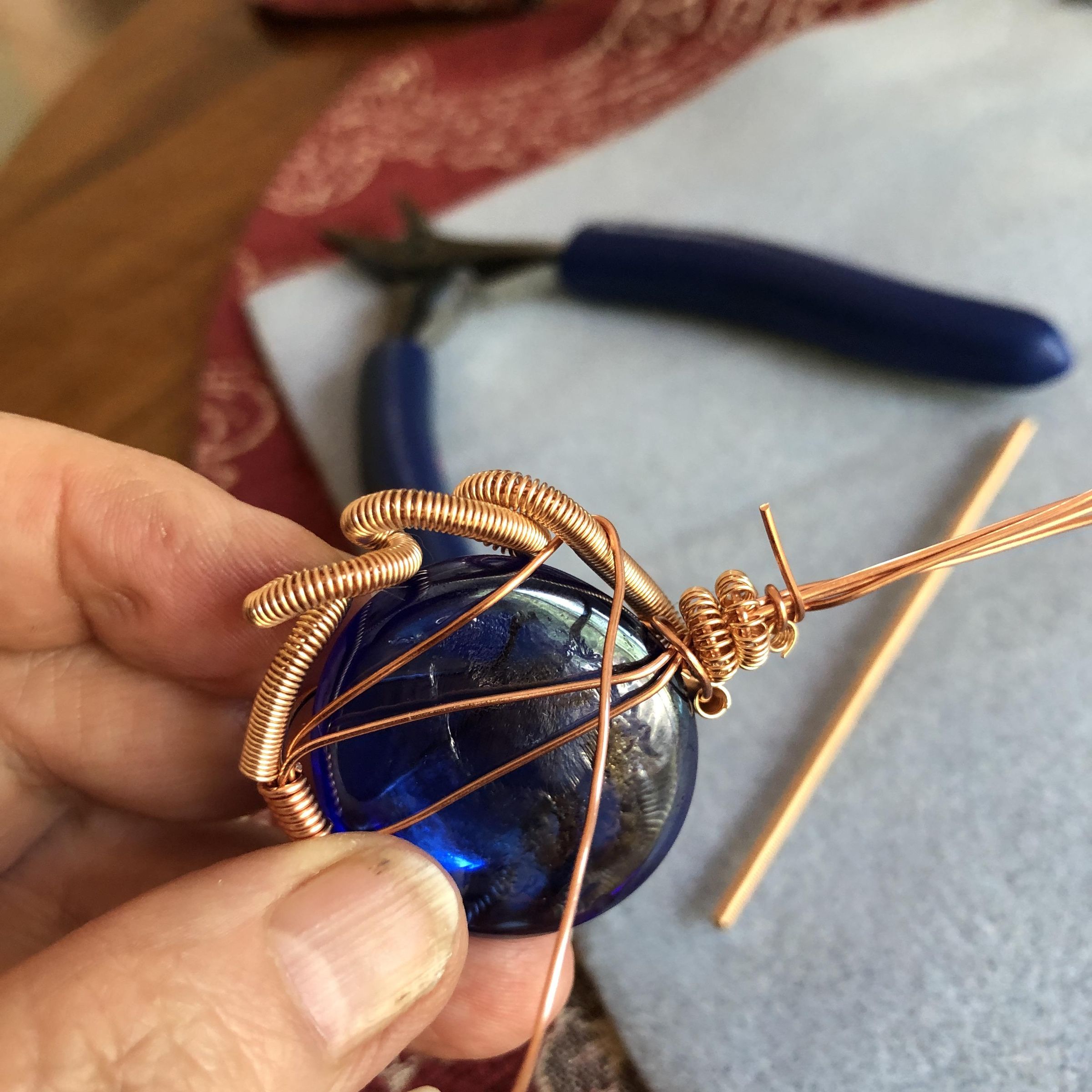 Amazing Wire Wrapped Glass Pendant...for Pennies! : 20 Steps (with ...