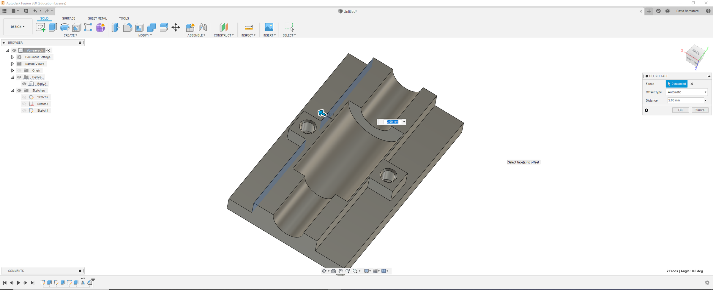 Designing/Repairing Household Items Using Fusion 360 (IKEA Desk Runner ...