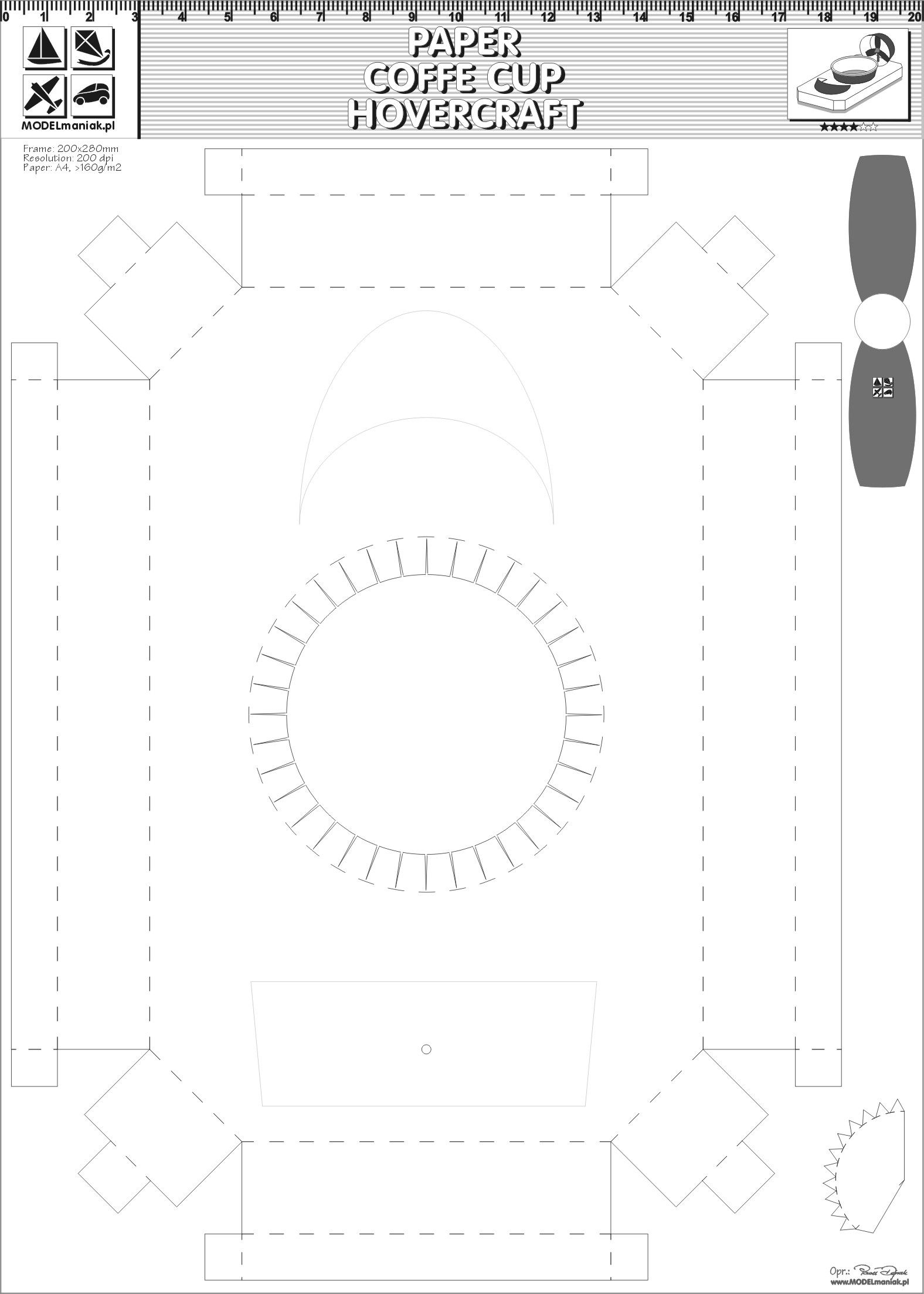 Paper Coffee Cup Flying & Controlled Models of Hovercrafts : 8 Steps ...