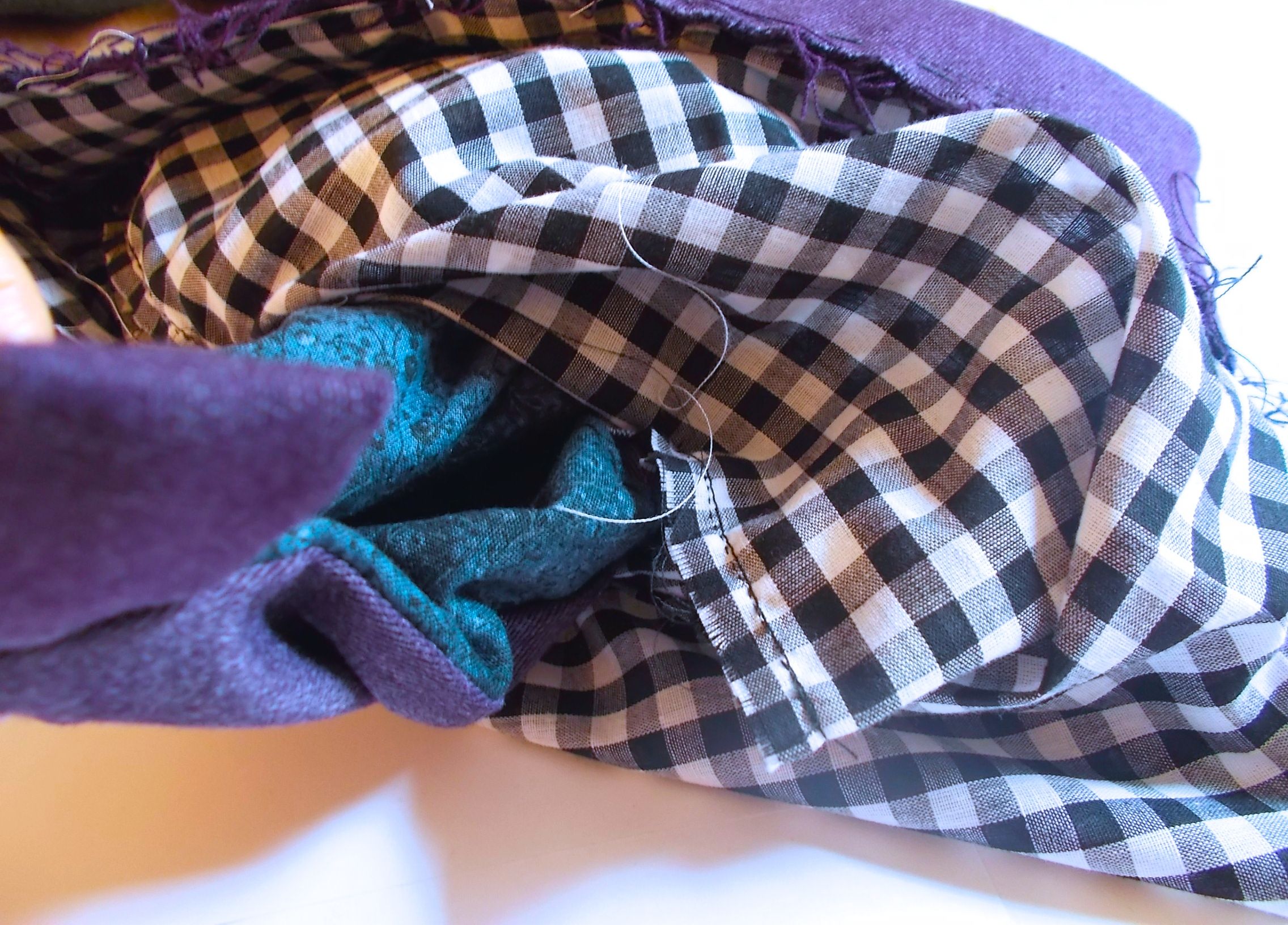 Lined Drawstring Backpack With Pocket : 13 Steps (with Pictures ...