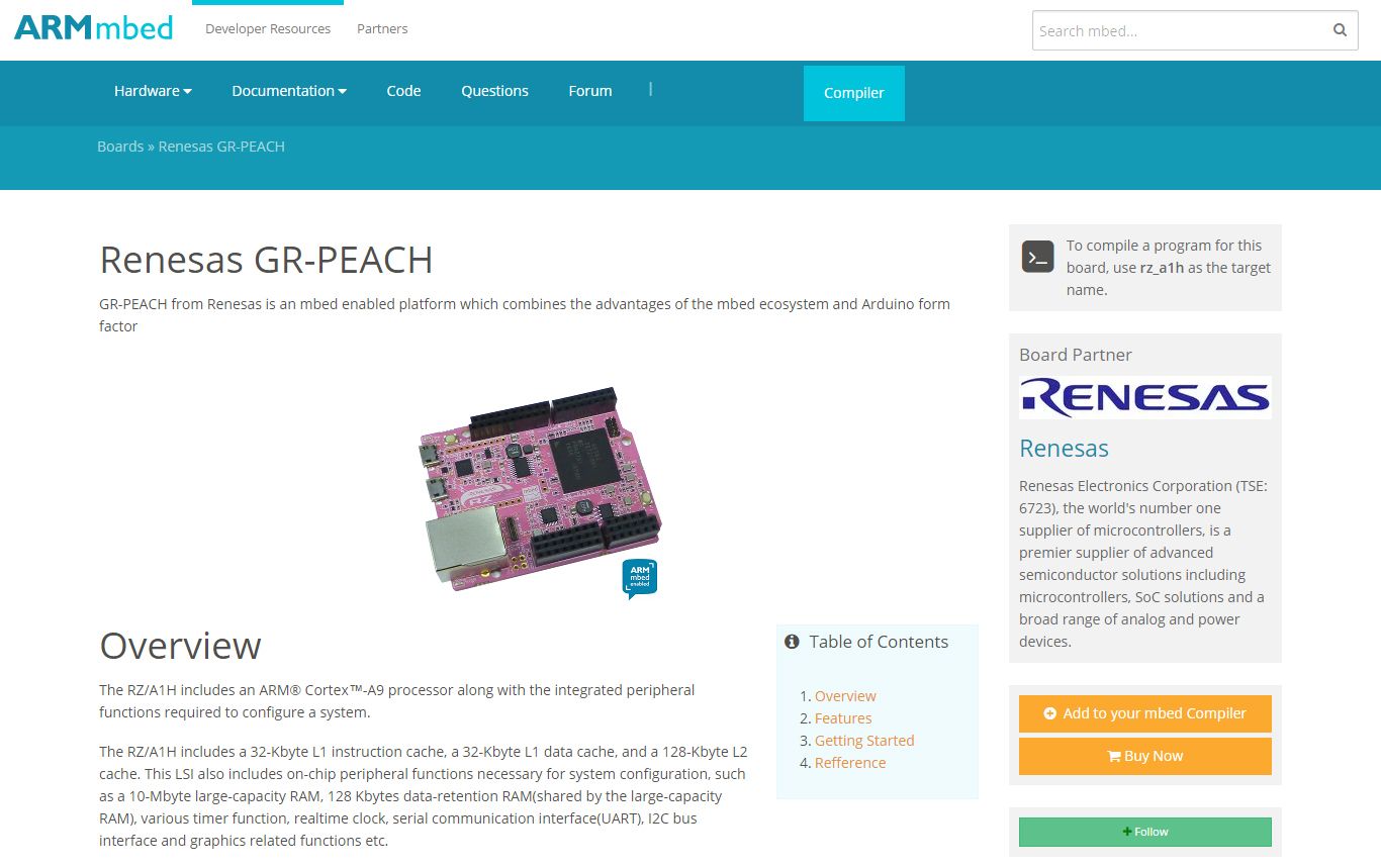 Getting Started With GR Peach | LED Blink : 4 Steps - Instructables