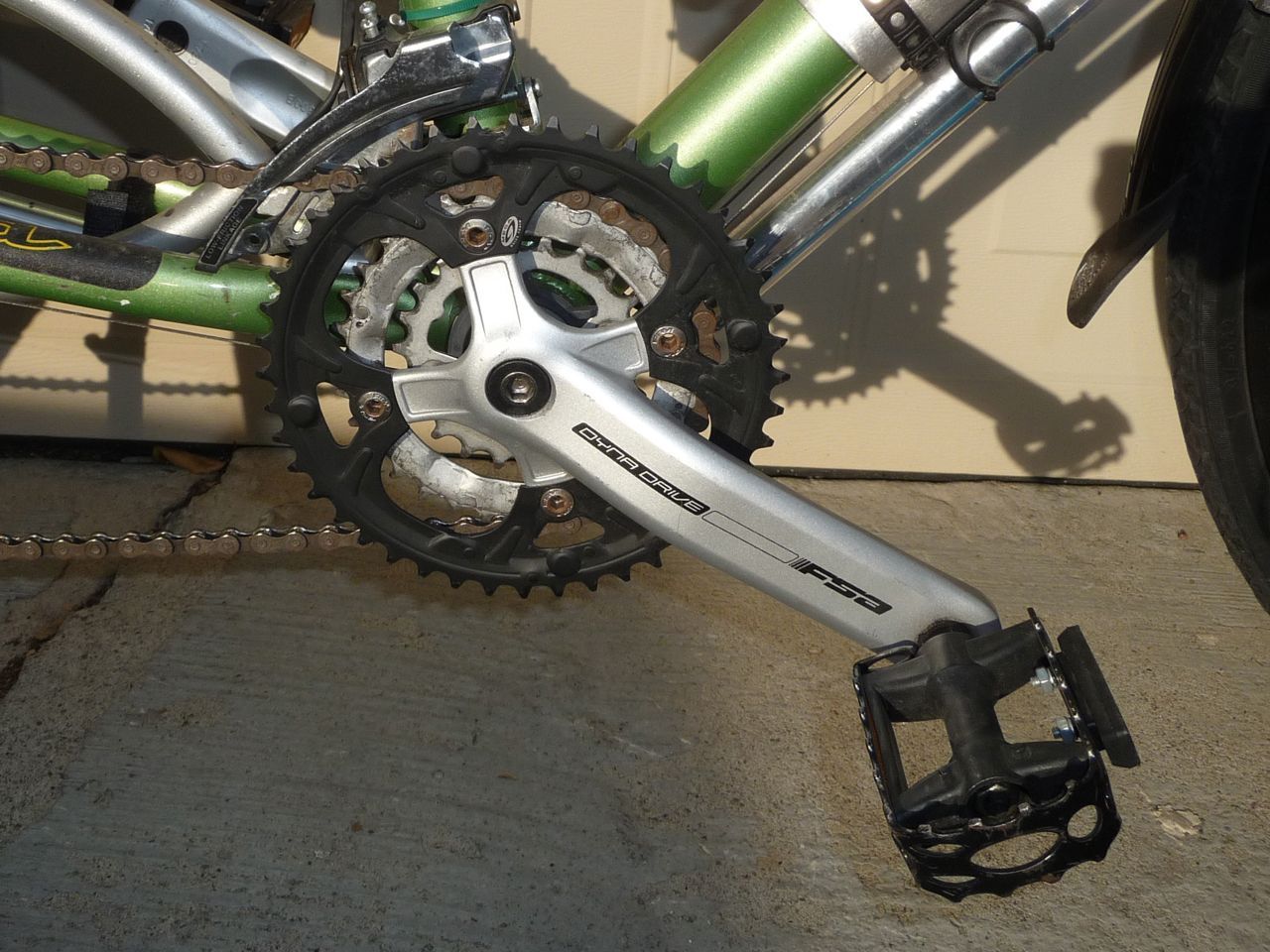 Simple Bike Chain Guard Made From Large Chain Ring : 3 Steps (with ...